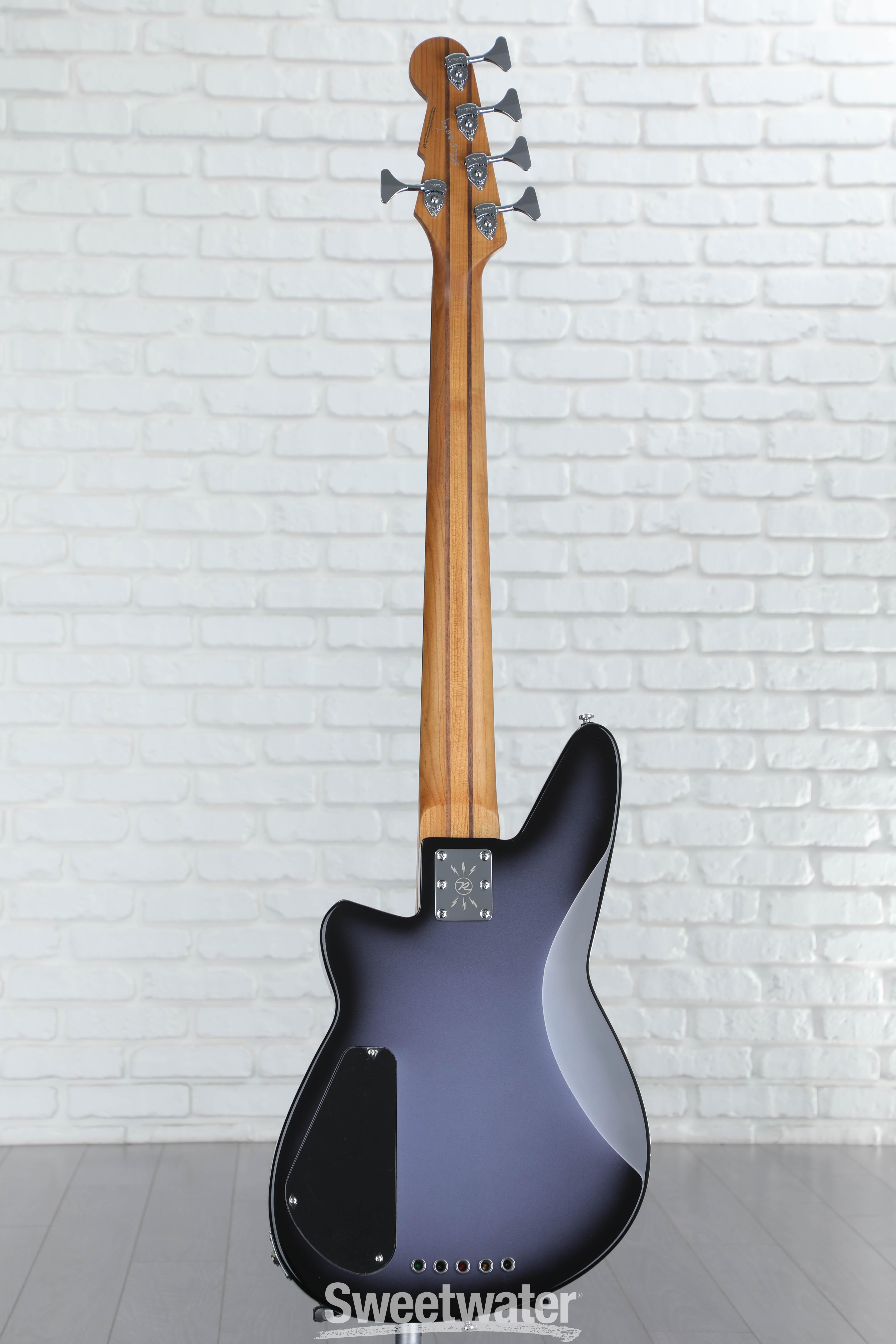 Reverend Mercalli 5 5-string Bass Guitar - Periwinkle Burst | Sweetwater