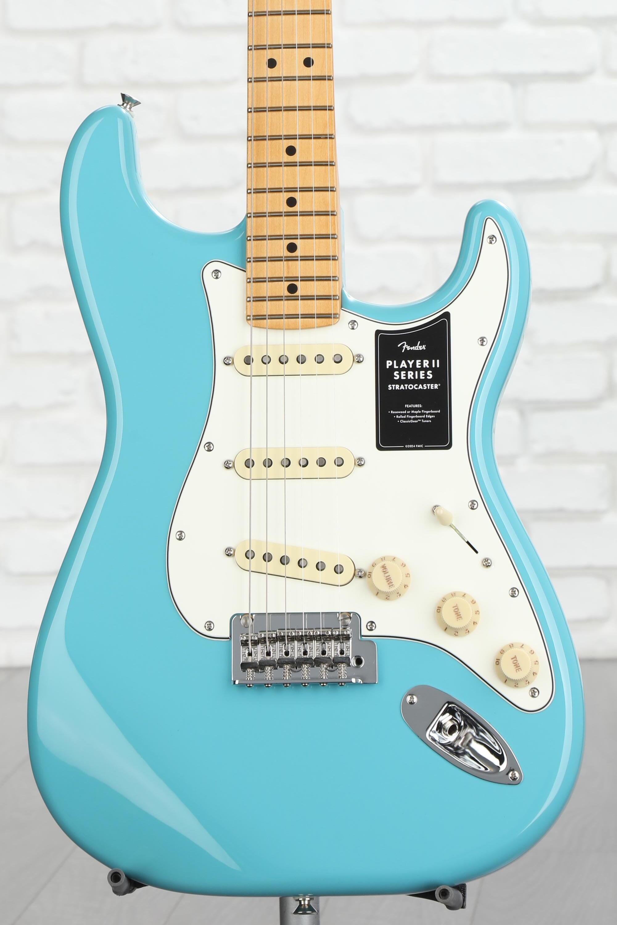 Fender Player II Stratocaster Electric Guitar - Aquatone Blue with ...