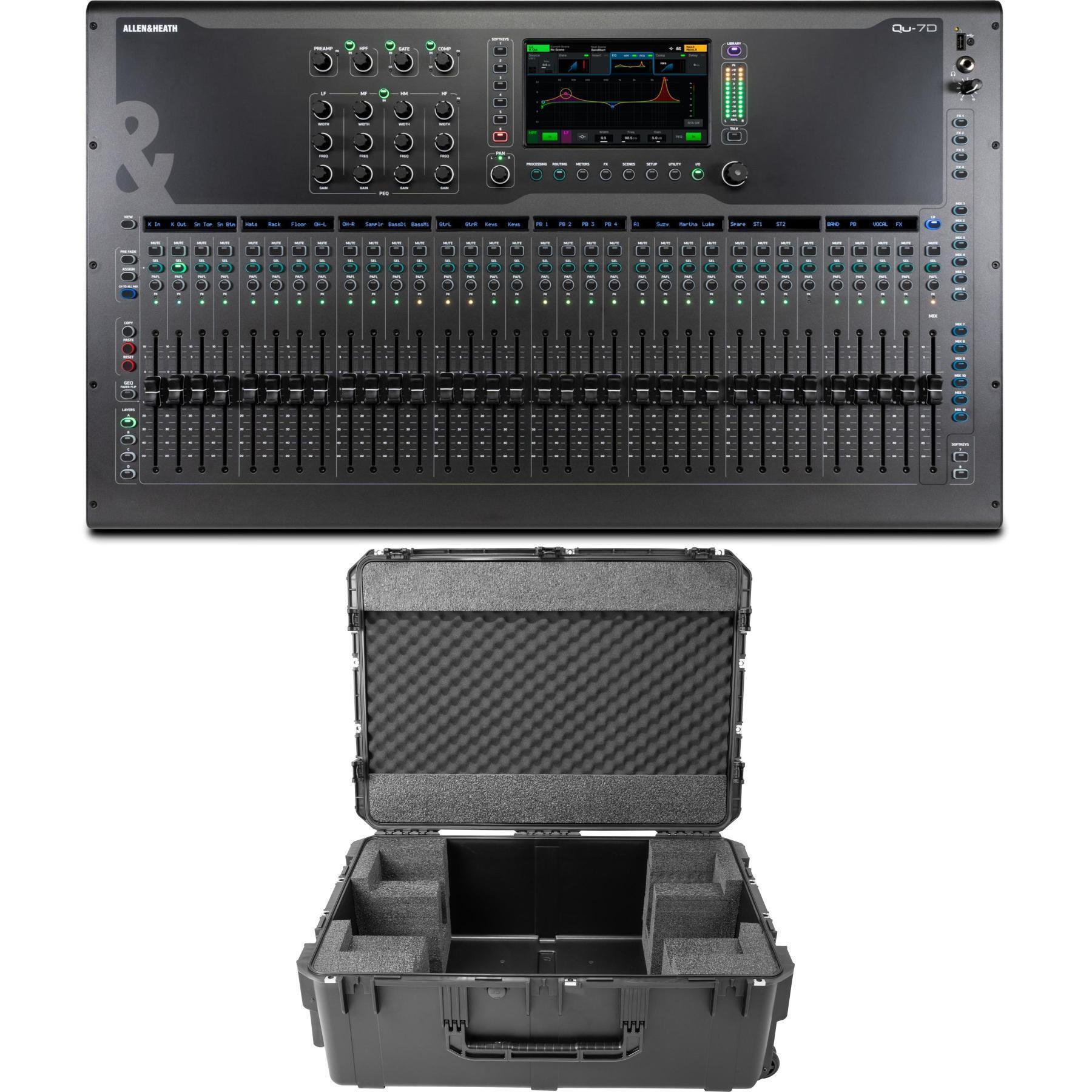 Allen & Heath Qu-7D 38-channel Digital Mixer with Case | Sweetwater