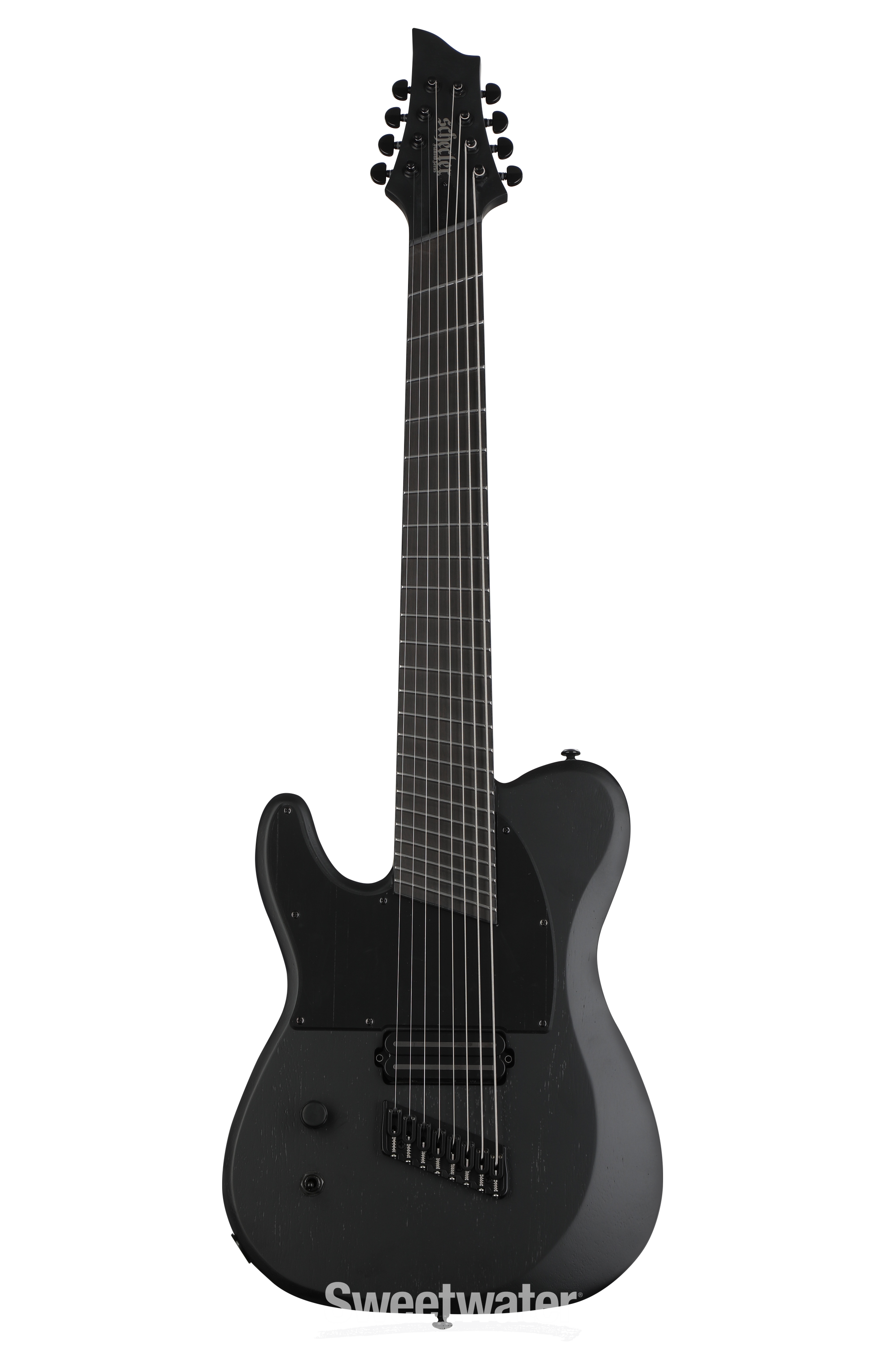 Schecter PT-8 MS Black Ops 8-string Left-handed Electric Guitar - Black ...