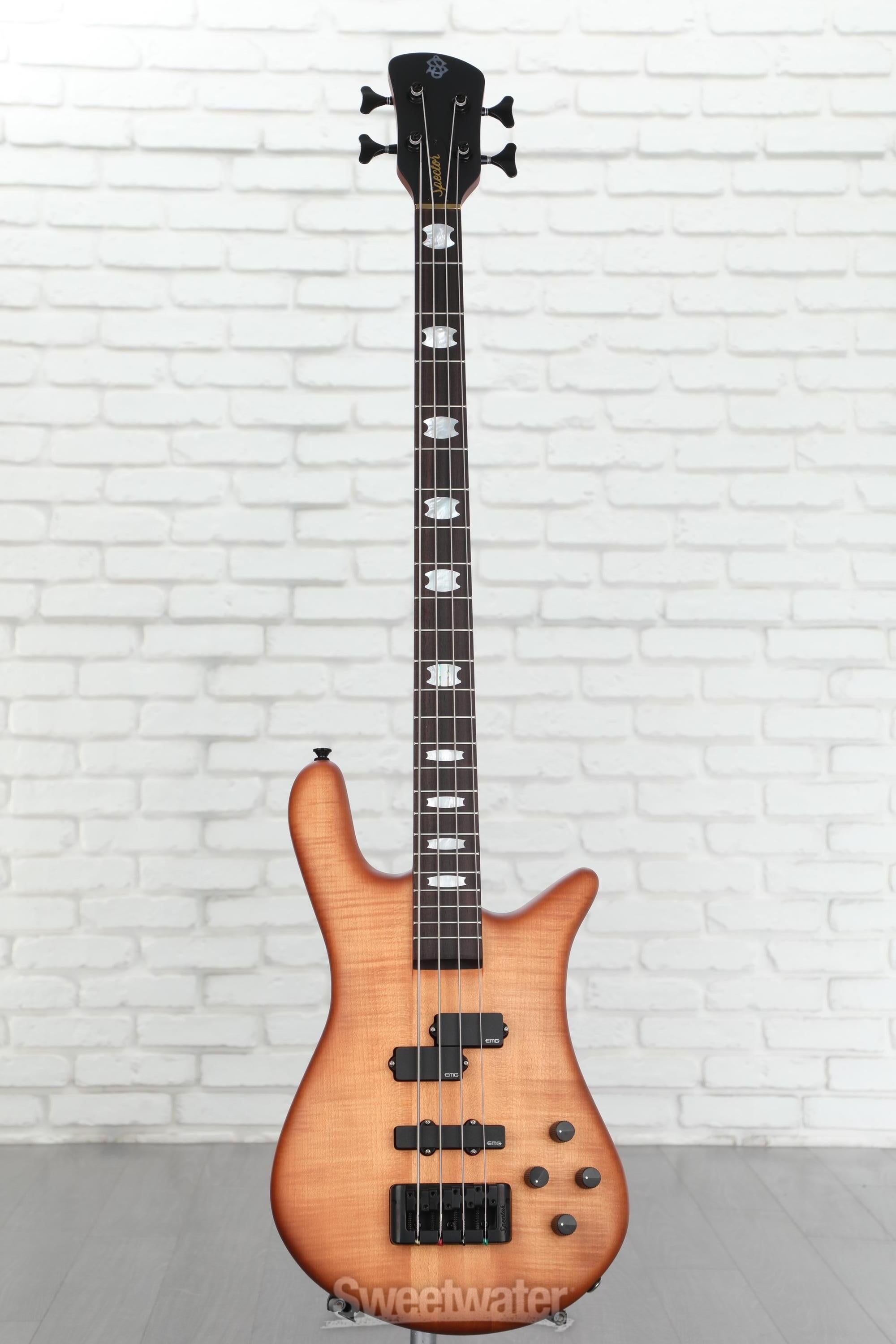 Spector Euro 4 Lx Electric Bass Guitar Natural Sunburst Sweetwater