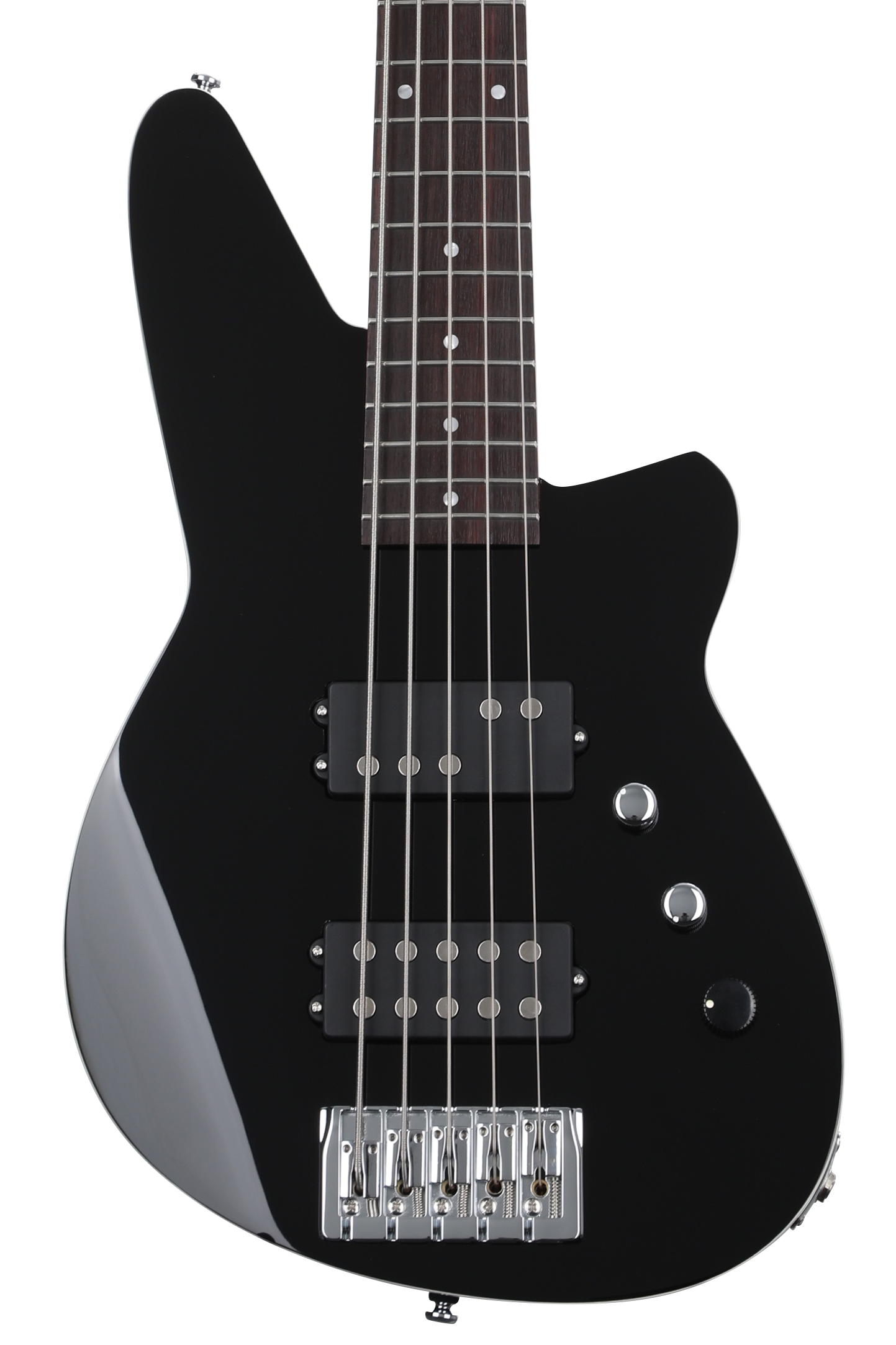 Reverend Mercalli 5 5-string Electric Bass Guitar - Midnight Black ...