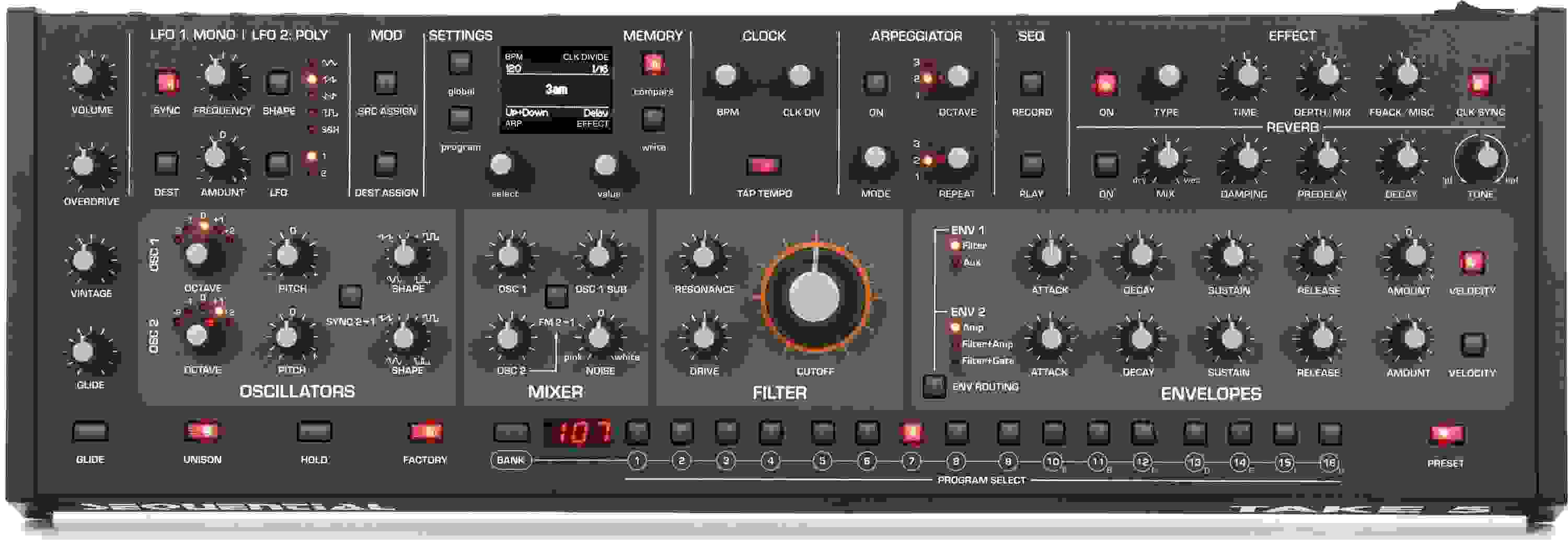 Sequential Take 5 Polyphonic Desktop Synthesizer Module | Sweetwater