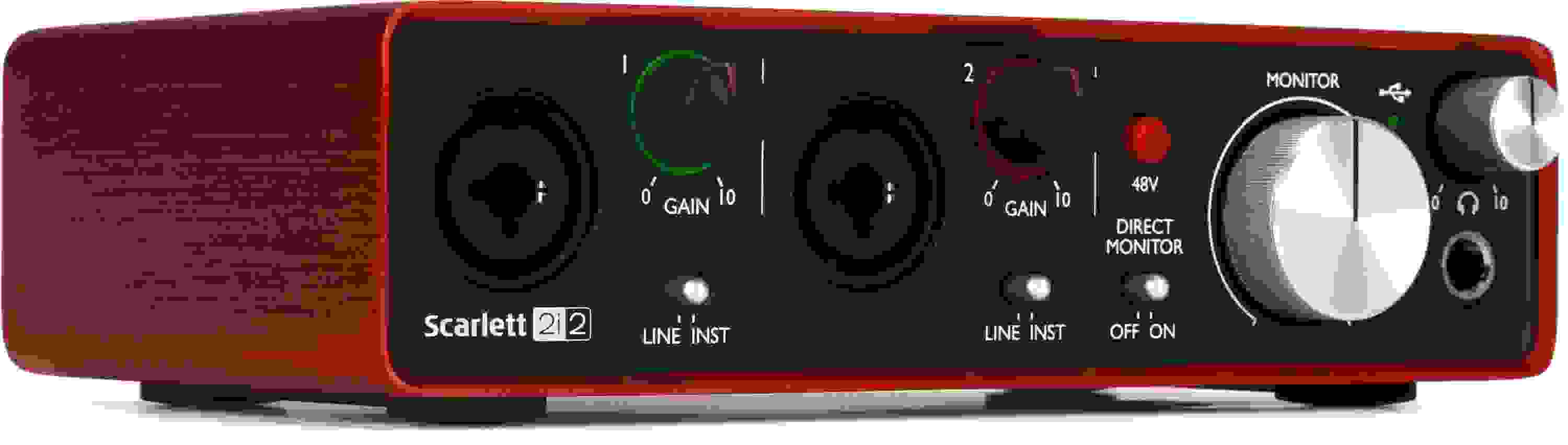 Focusrite Scarlett 2i2 USB Audio Interface | Sweetwater