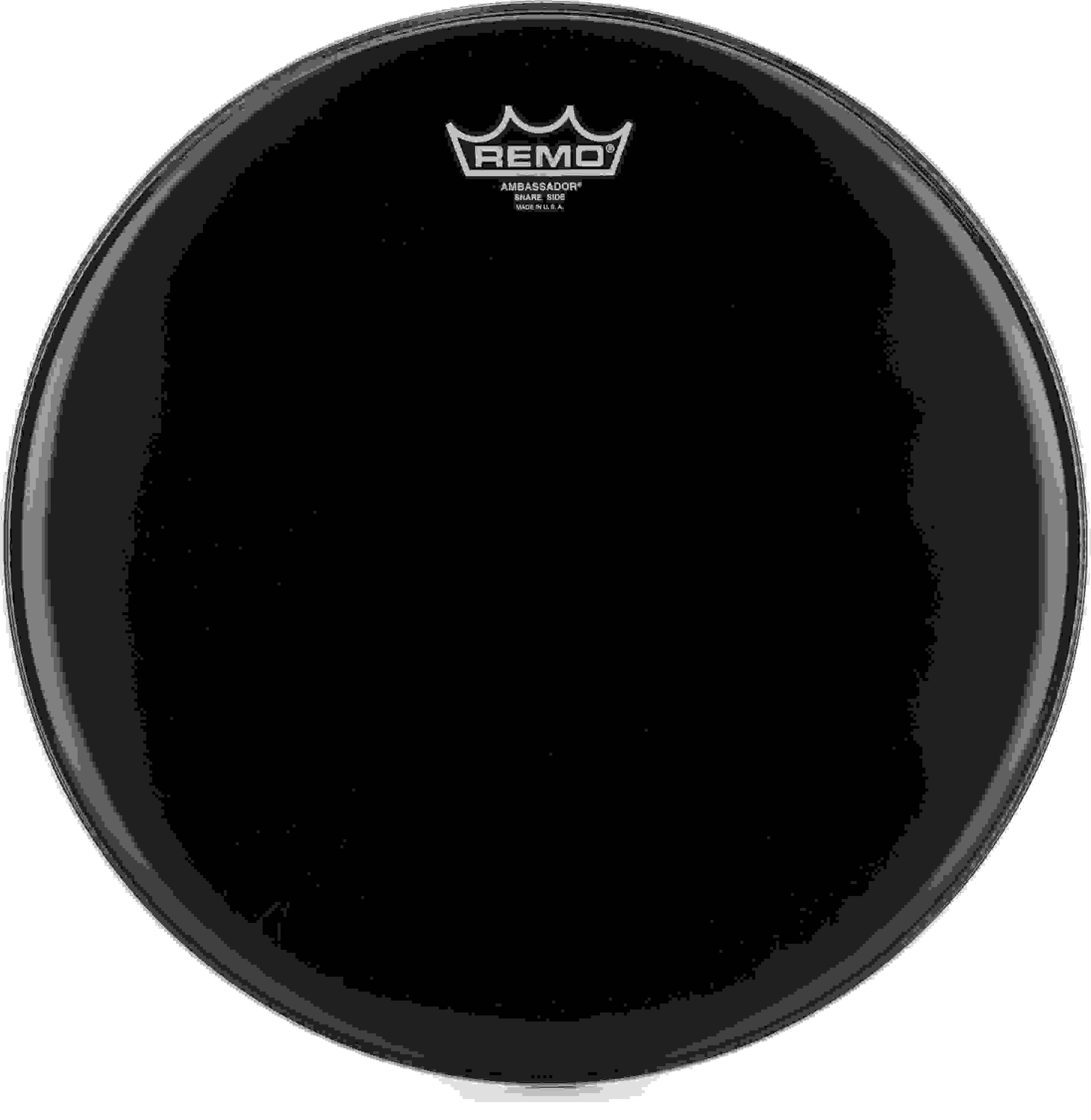 Remo Ambassador Ebony Snare Side No Collar Drumhead - 14 inches ...