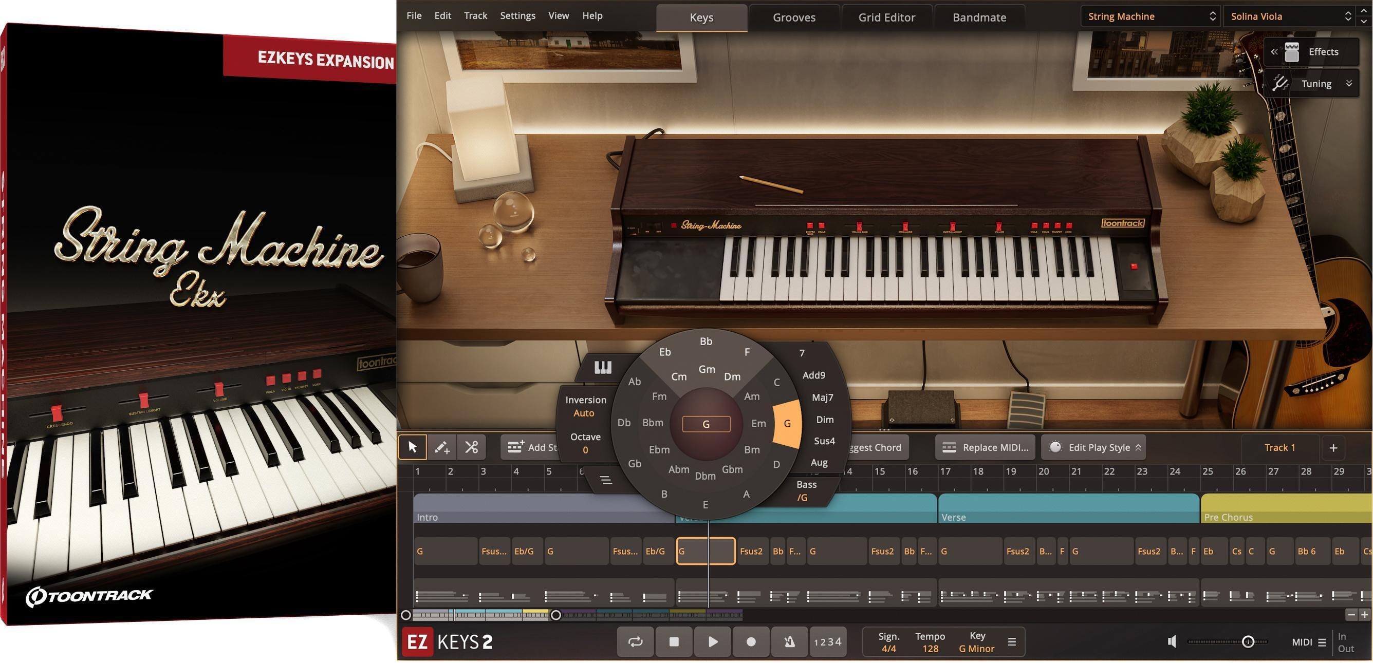 Toontrack String Machines EKX Sound Expansion for EZkeys | Sweetwater