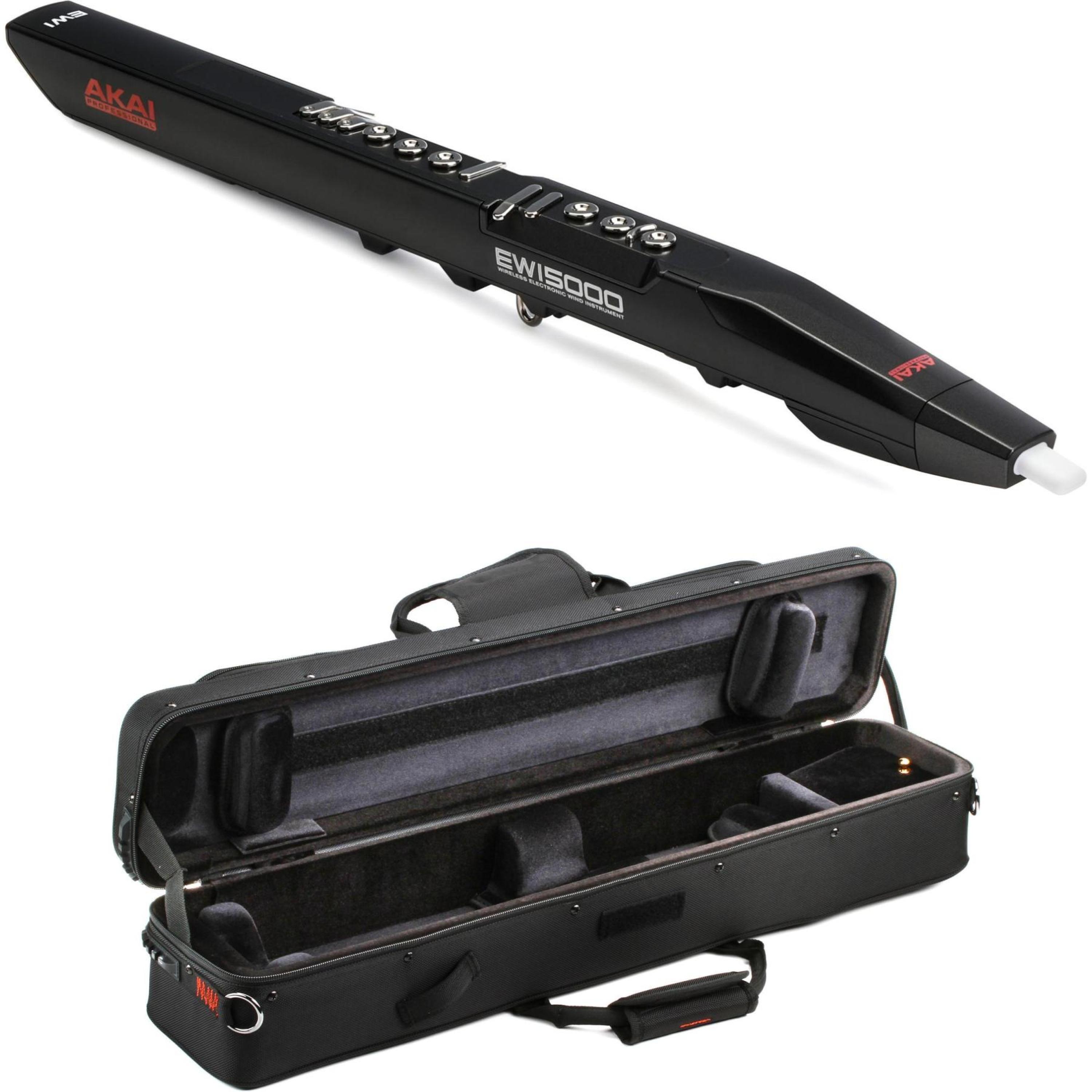 Akai Professional EWI 5000 Electronic Wind Instrument / MIDI Controller with Protec Case ...