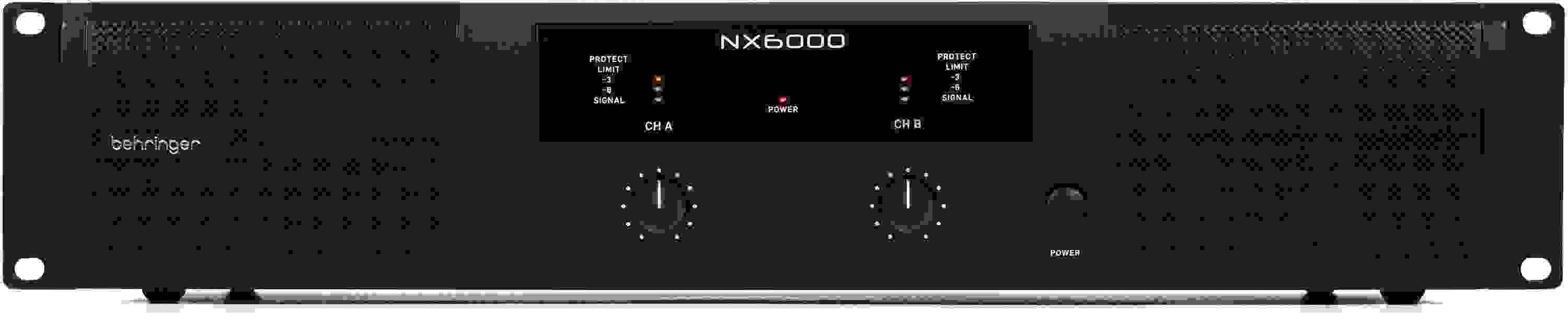 Behringer NX6000 6000W 2-channel Power Amplifier | Sweetwater
