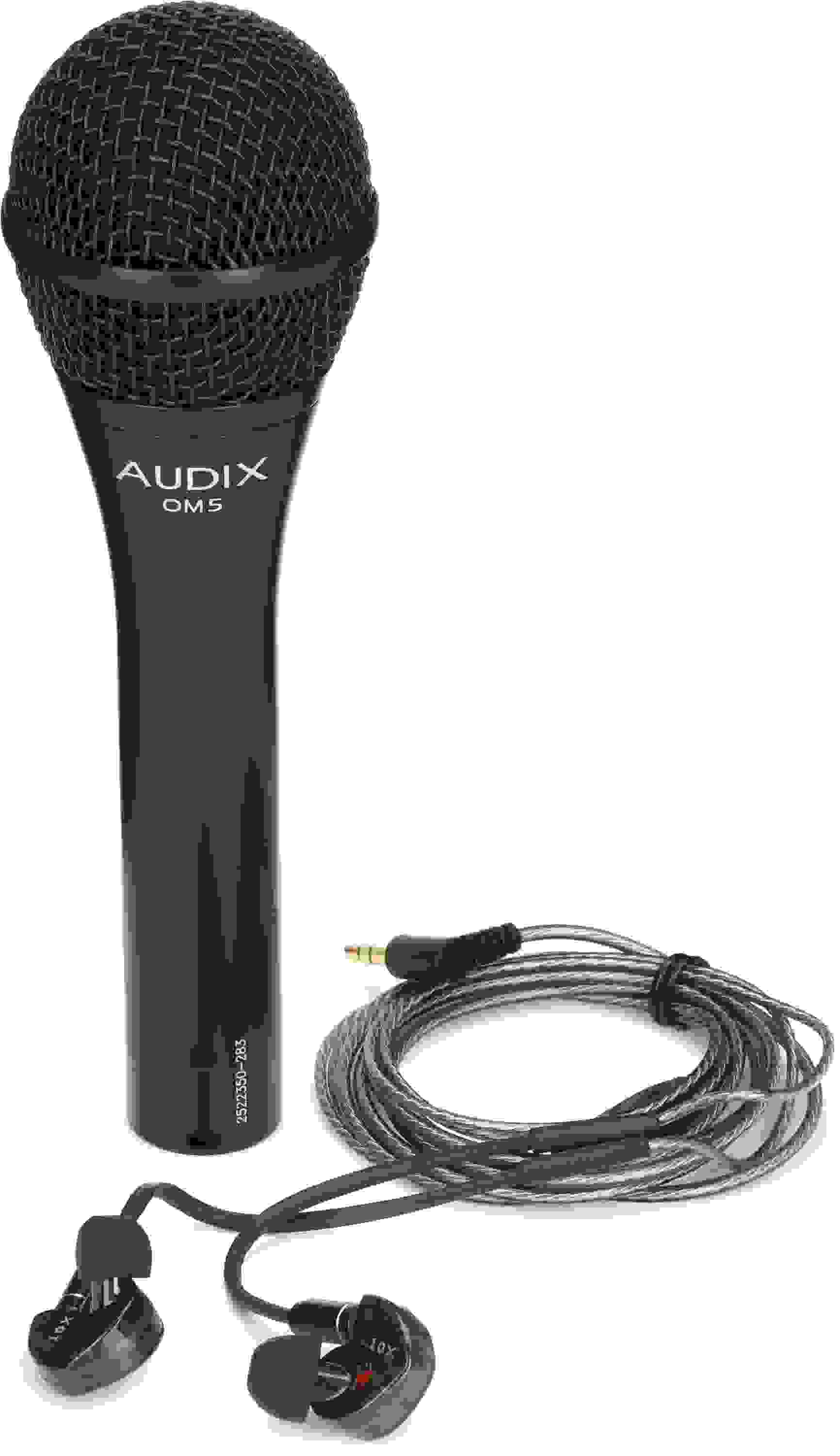 Audix OM5 Vocal Microphone with A10X Earphones Combo Pack | Sweetwater