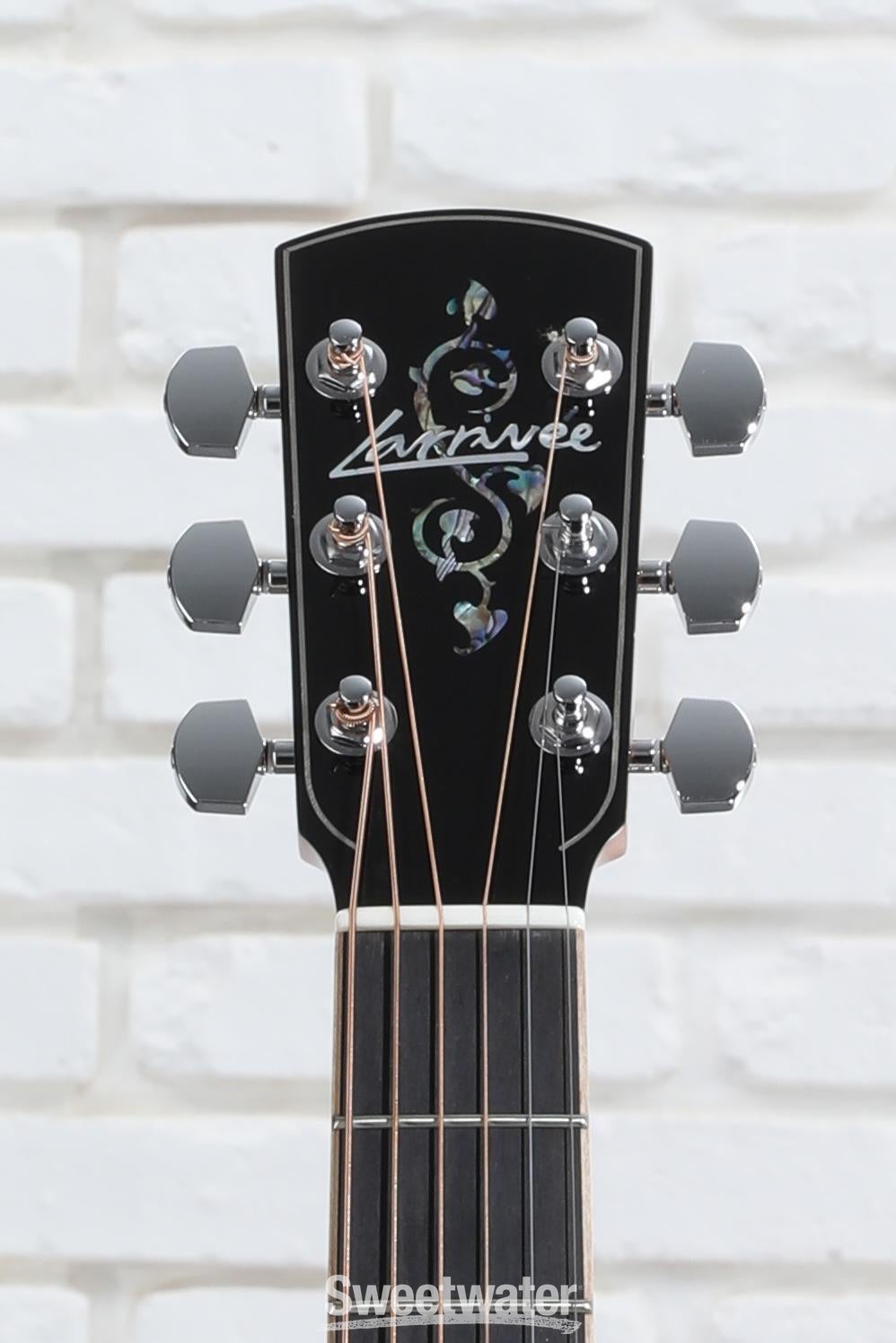 Larrivee OM-09 Silver Oak Acoustic Guitar - Natural, Sweetwater Exclusive
