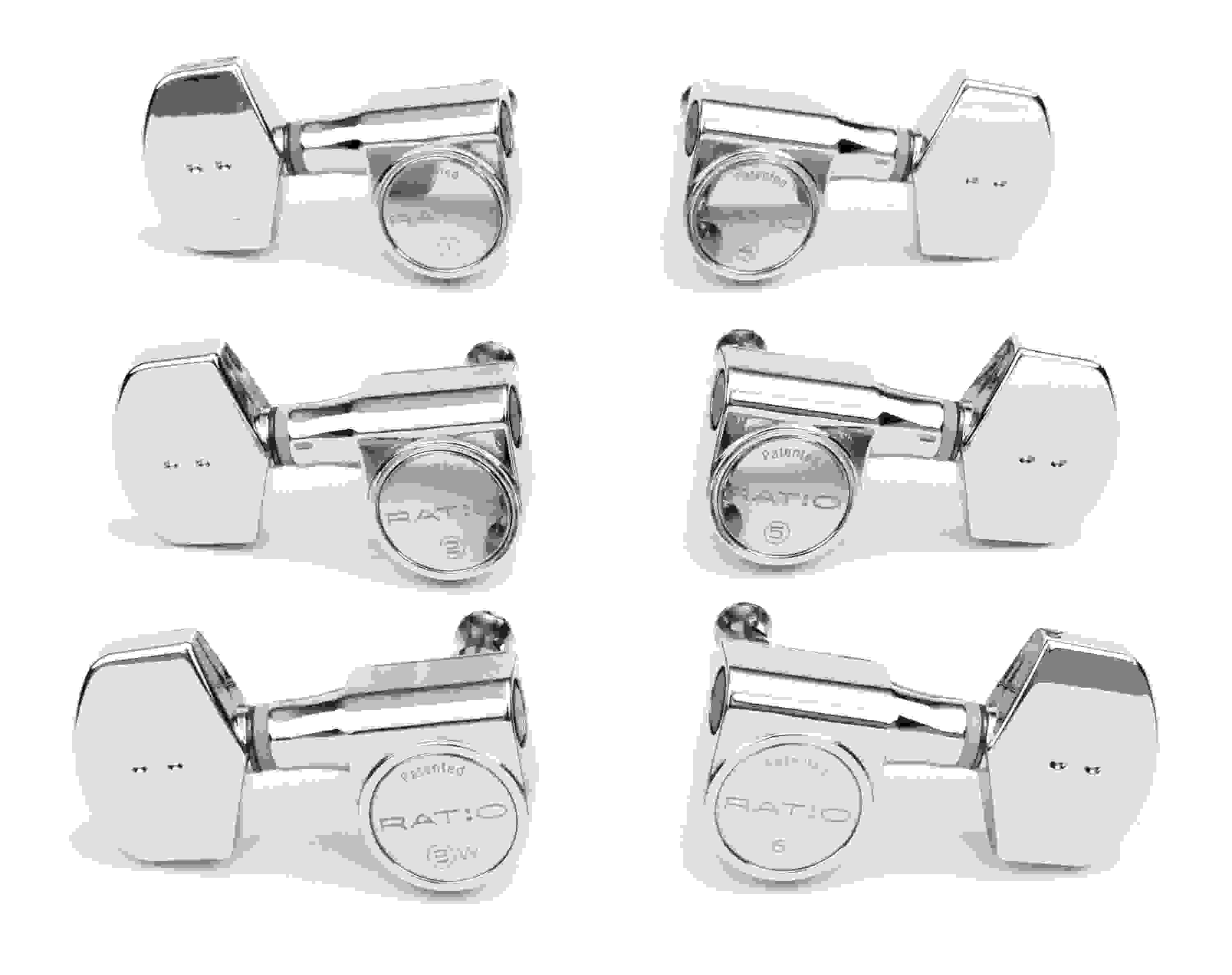 Graph Tech PRN-2411-CO Ratio Acoustic 3+3 Tuned Machine Heads ...