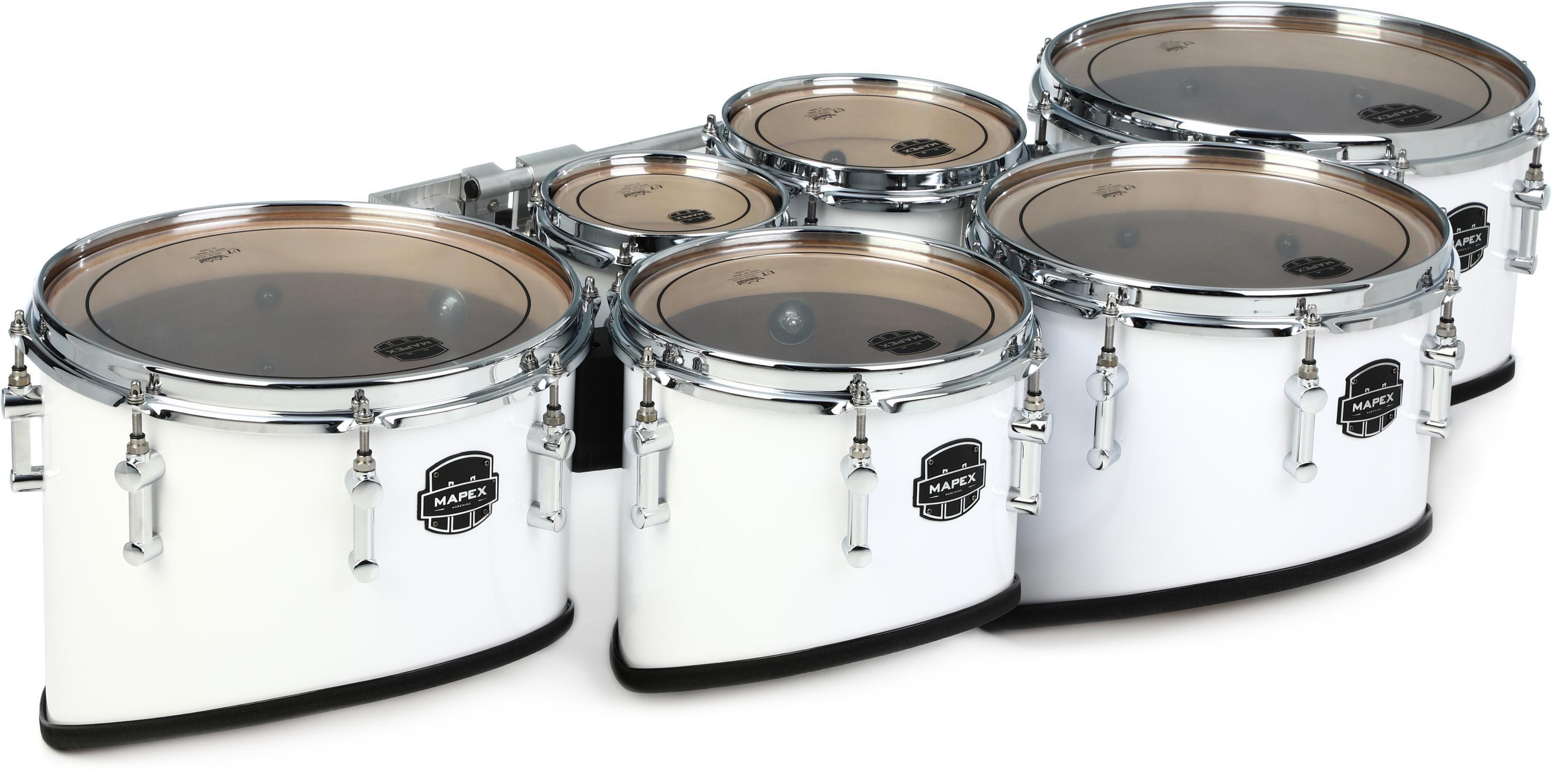 Mapex Quantum Mark II California Cut Marching Tenor Drum Sextet - 6/8 ...
