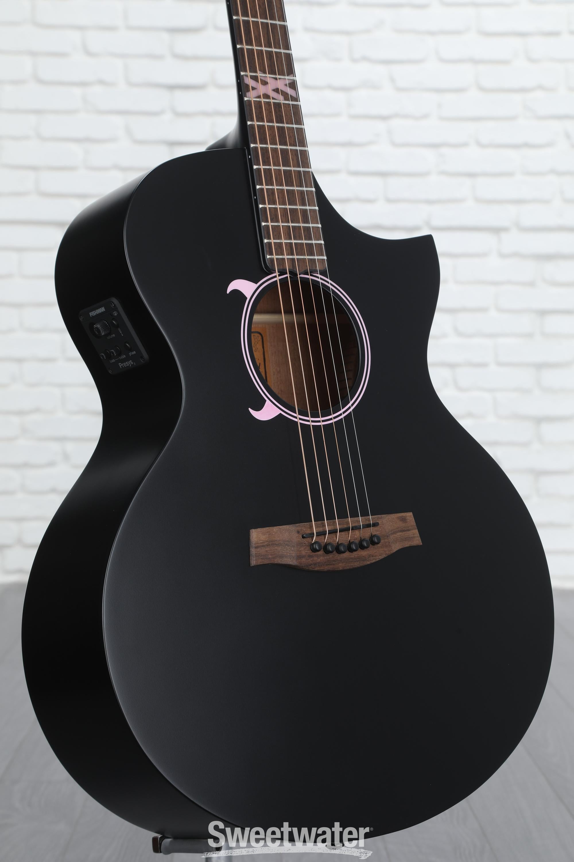 Schecter Machine Gun Kelly Acoustic-electric Guitar - Satin Black ...