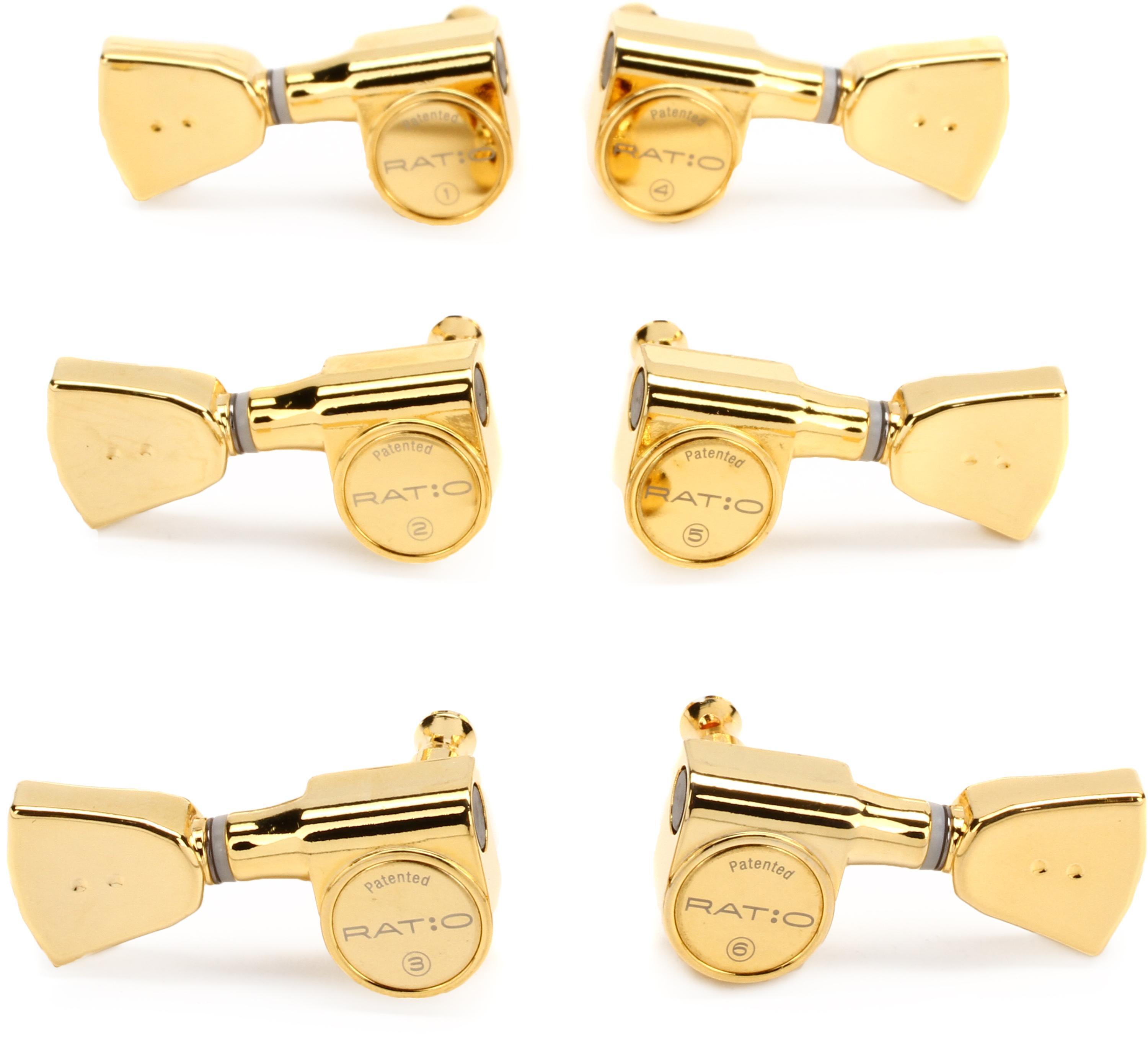 Graph Tech PRN-2341-G0 Ratio Electric 3+3 Tuned Machine Heads - Vintage ...