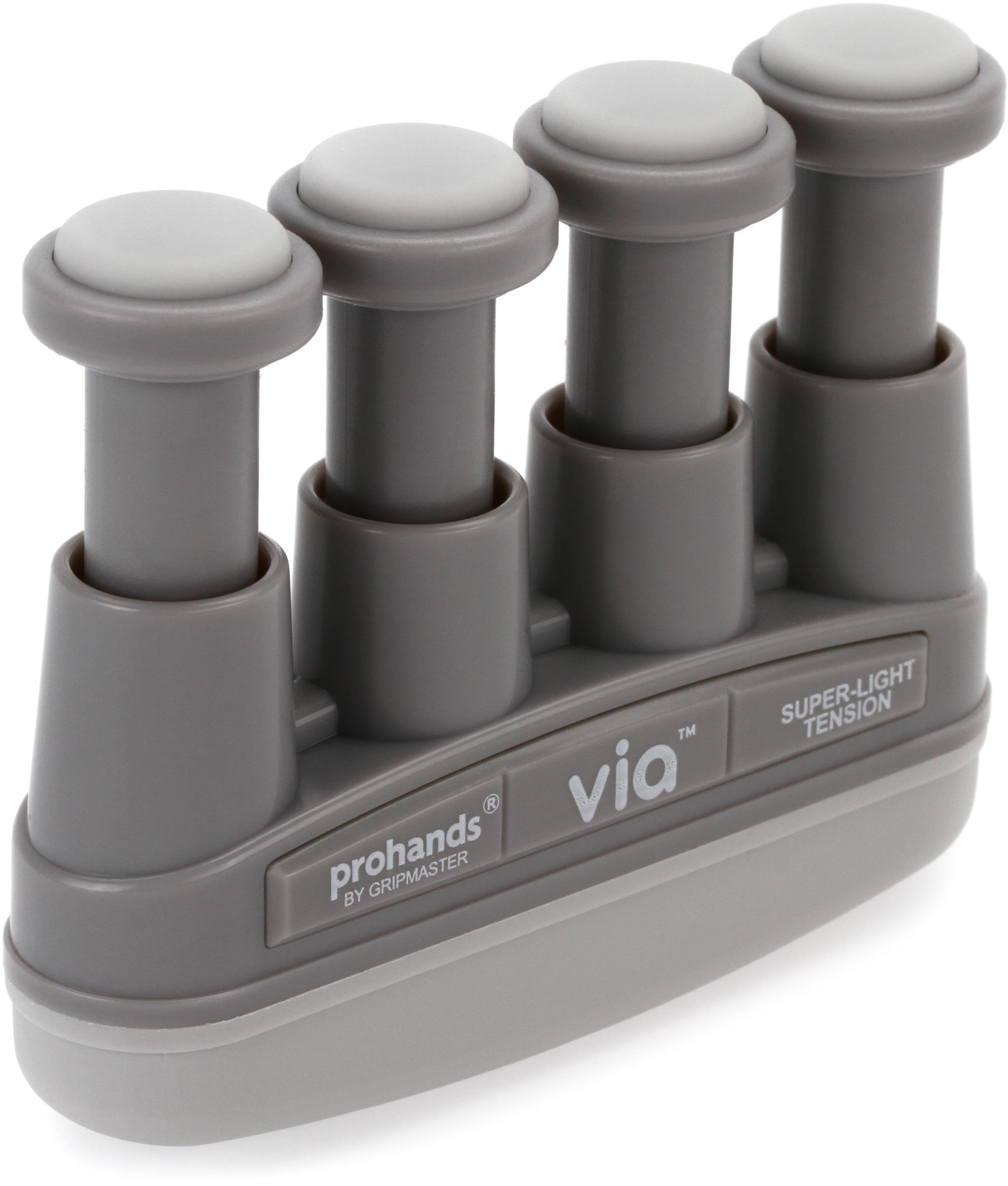 ProHands VIA Hand Exerciser - Gray (Super Light Tension) | Sweetwater
