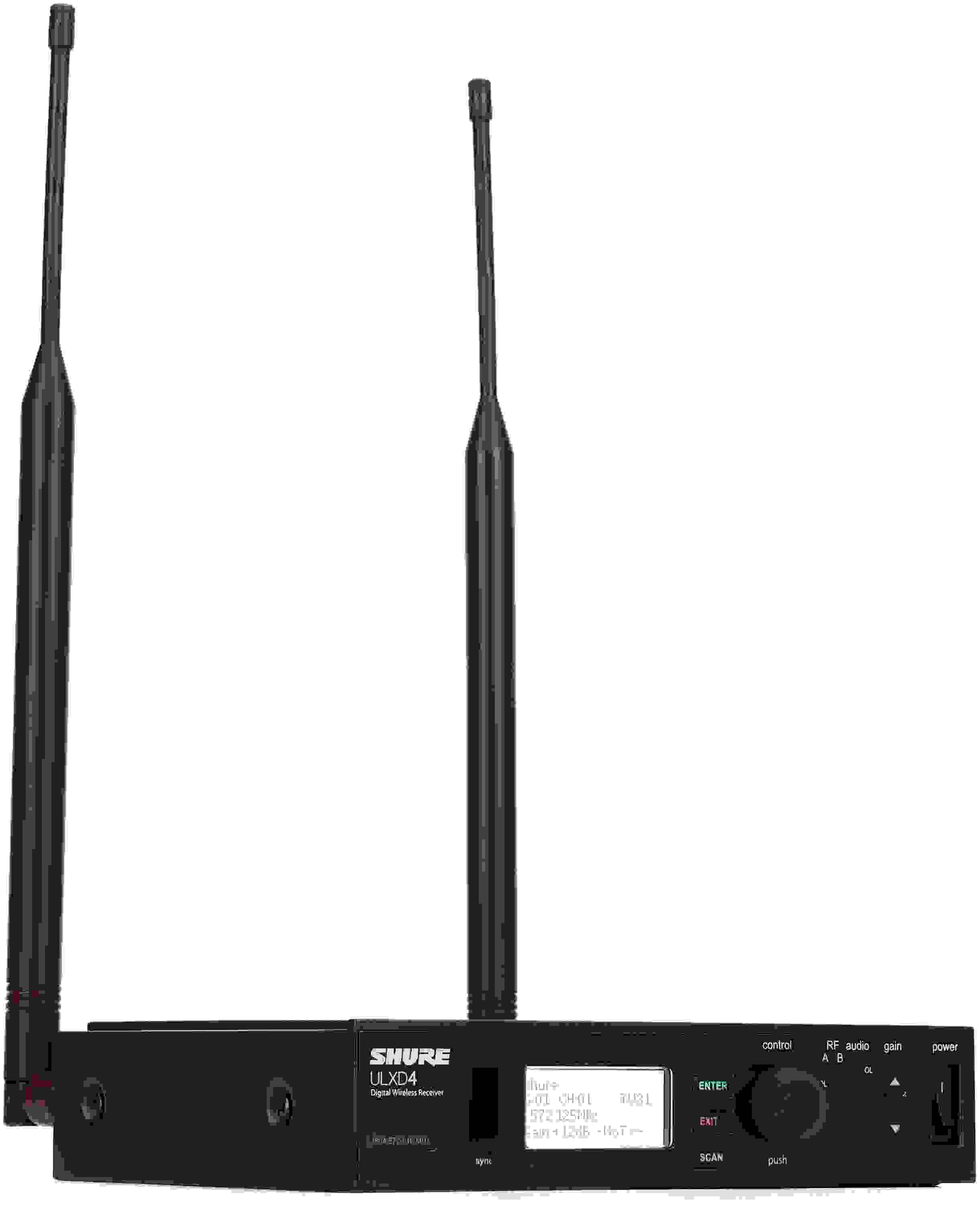 Shure ULXD4 Digital Wireless Receiver - J50A Band | Sweetwater