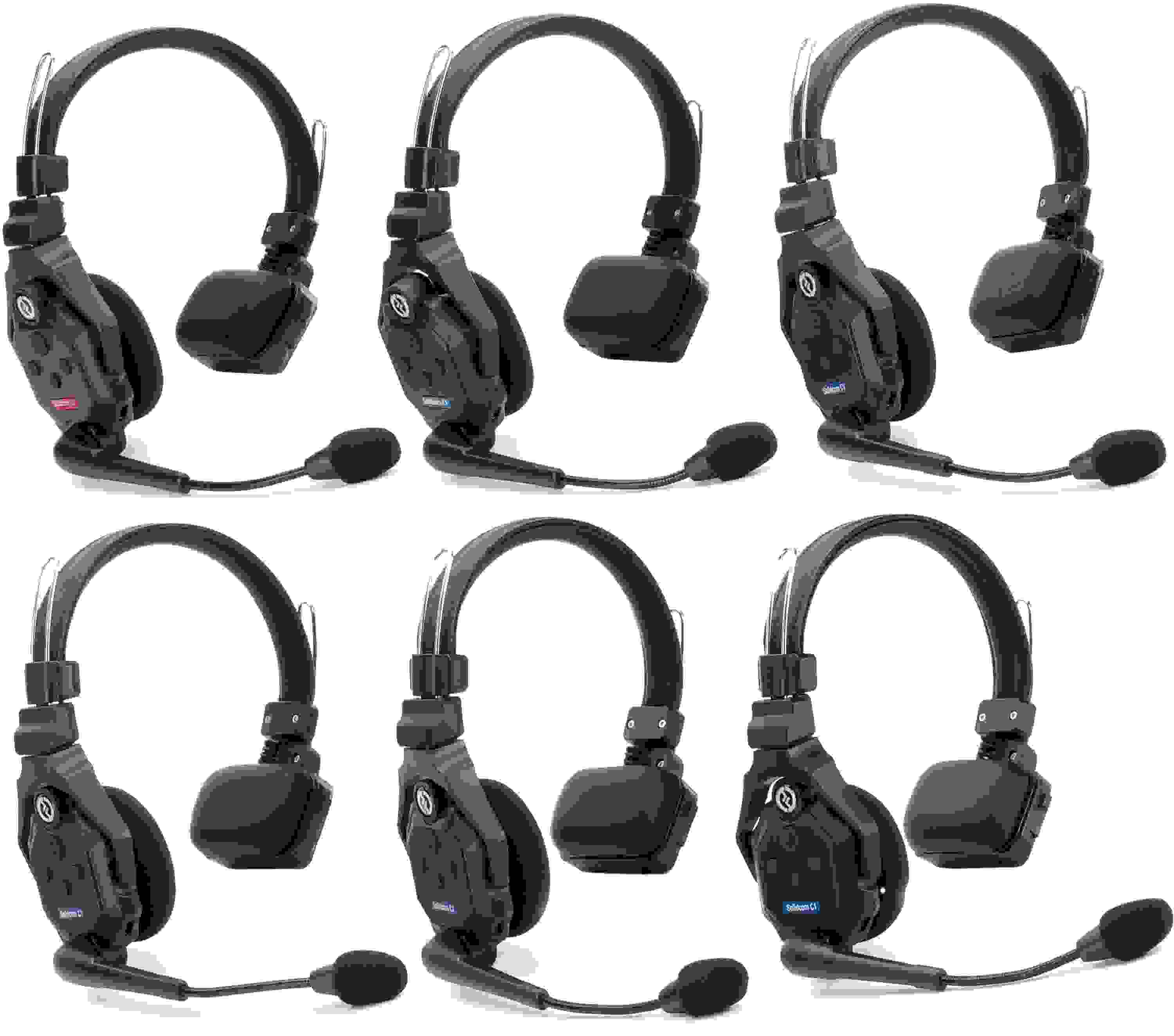 Hollyland Solidcom C1 Wireless Intercom System - 6 Headsets | Sweetwater