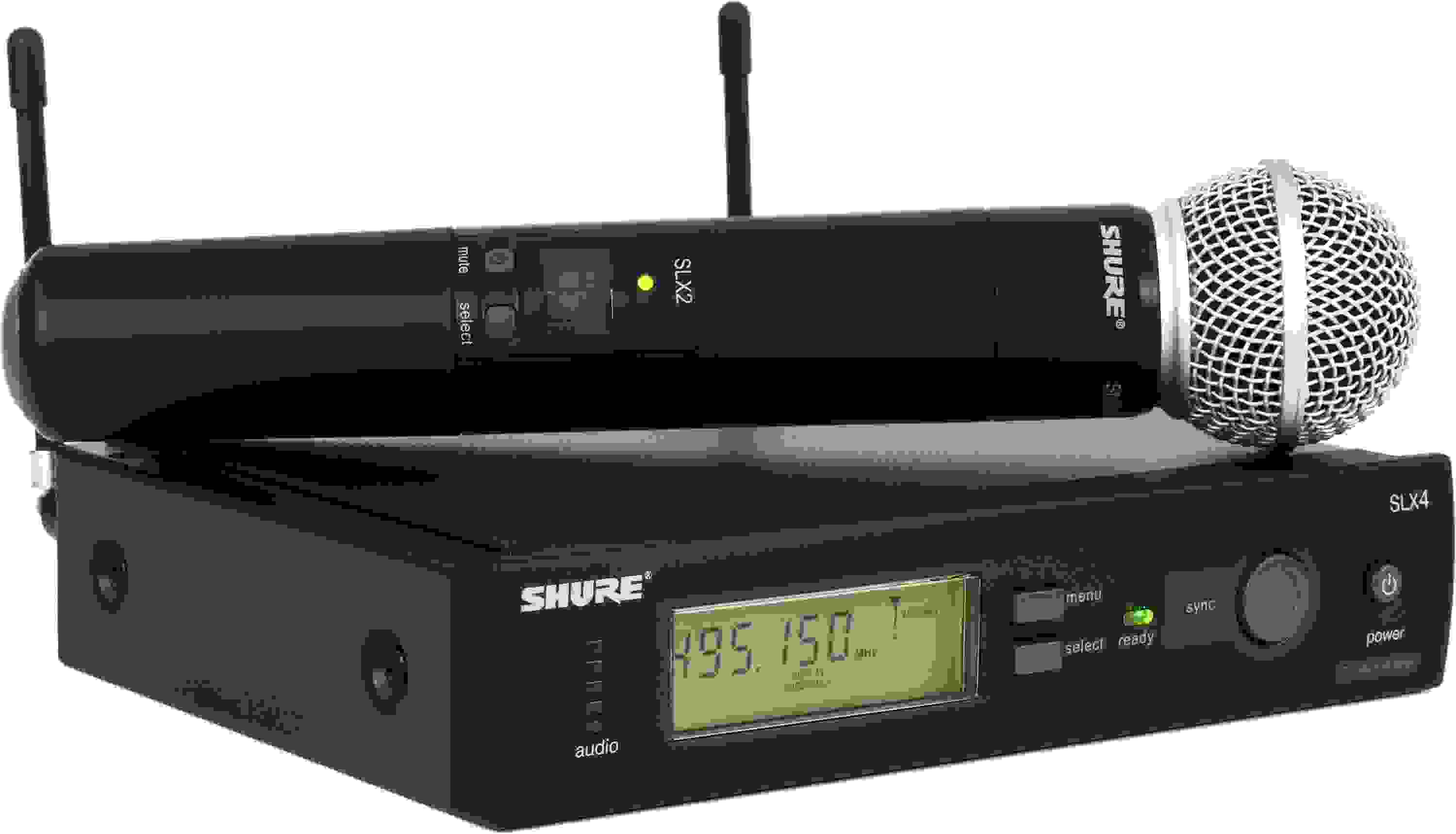 Shure SLX24/SM58 Handheld Wireless Microphone System - G5 Band | Sweetwater