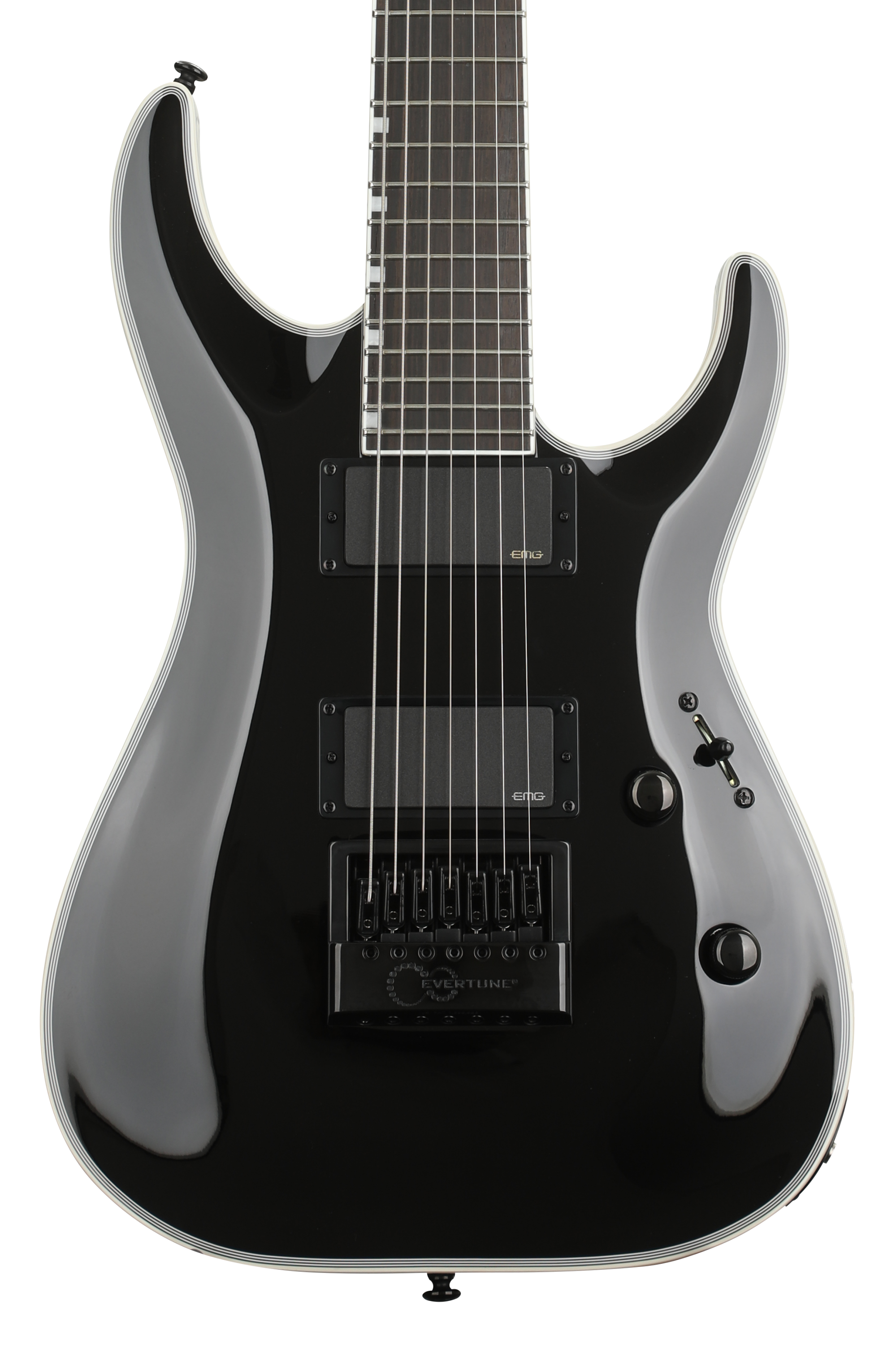 ESP LTD MH-1007 EverTune - Black | Sweetwater