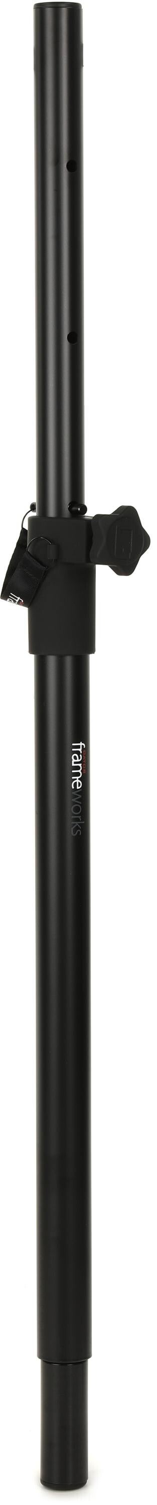 Gator Frameworks GFW-SPK-SP Adjustable Speaker Pole and M20 Adapter ...