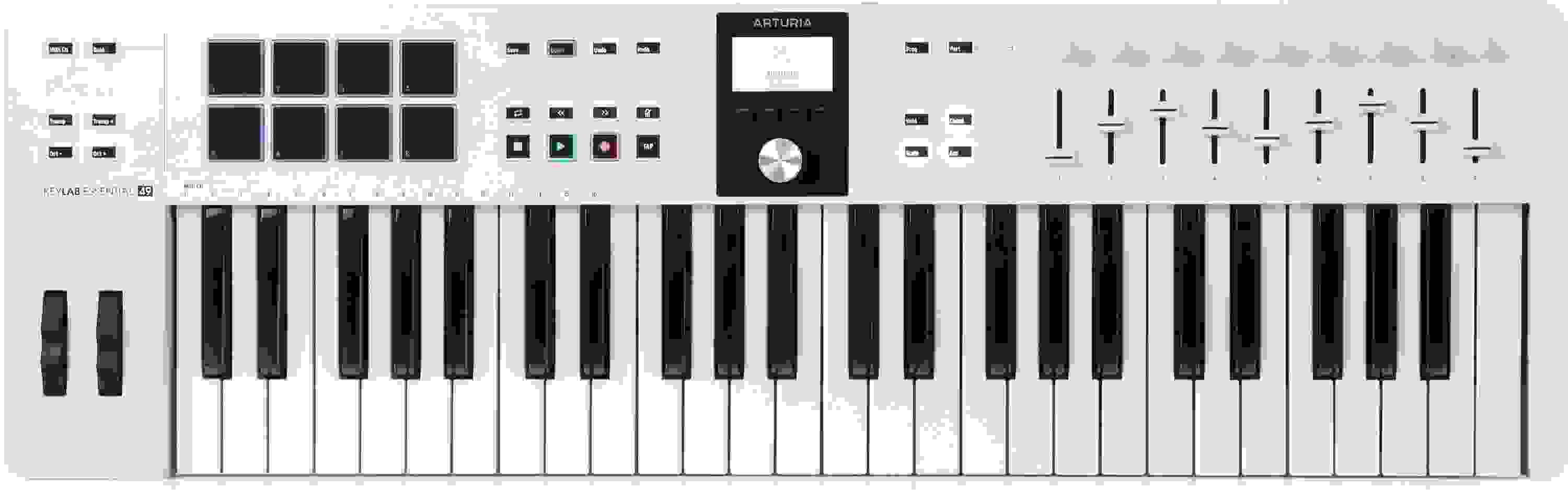 Arturia KeyLab Essential mk3 49-key Keyboard Controller - White ...