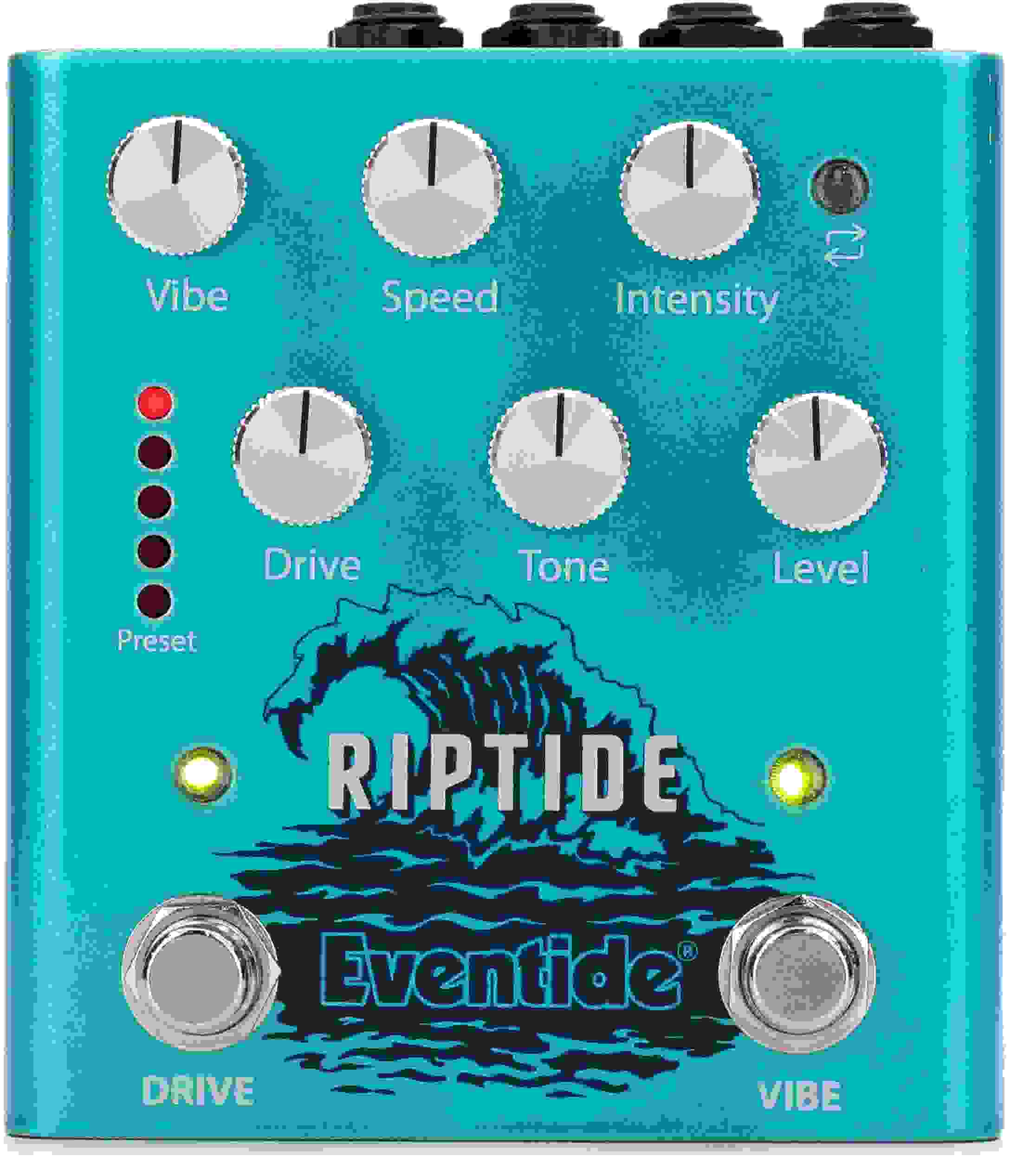 Eventide Riptide Stereo Drive and Uni-Vibe Effects Pedal | Sweetwater