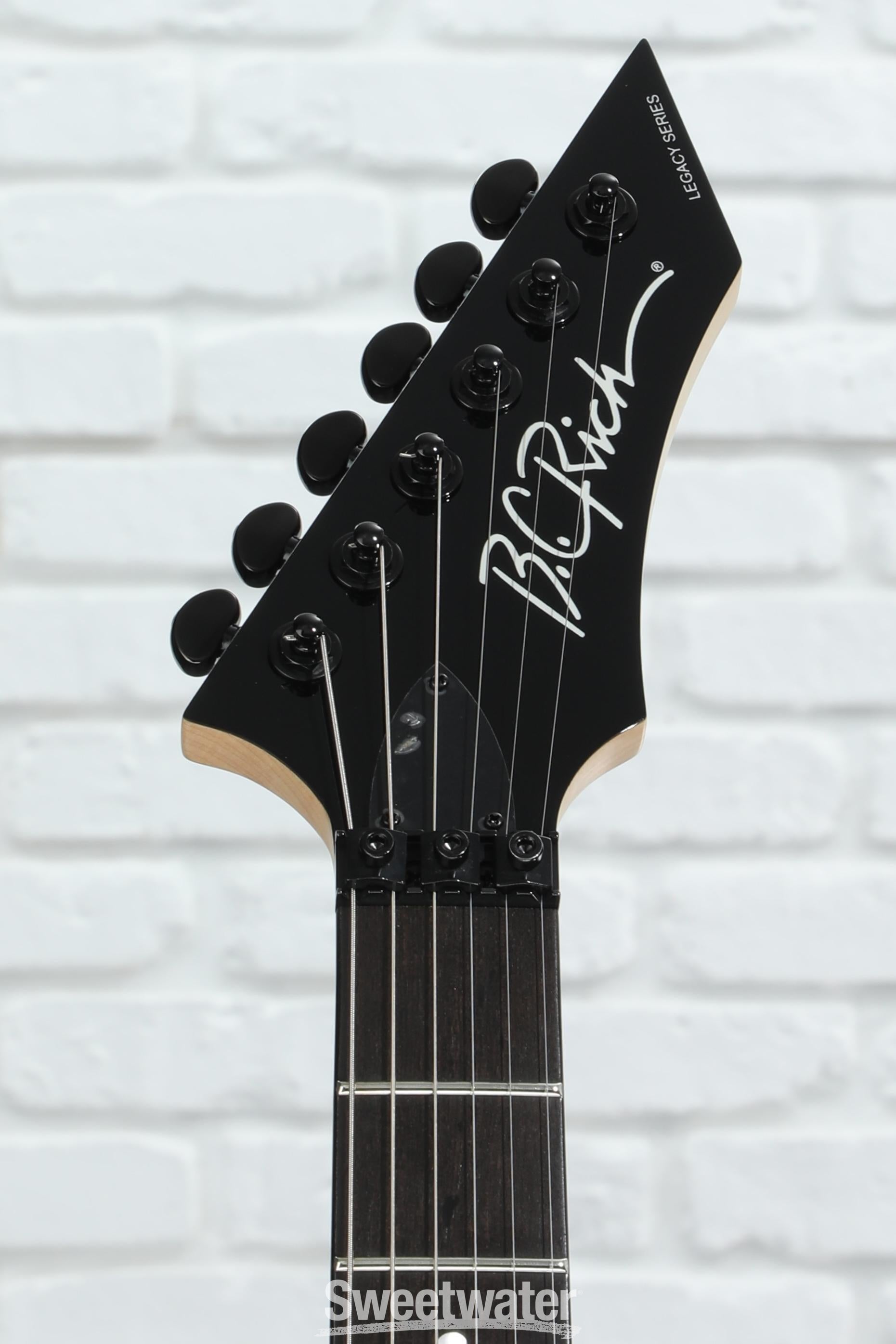 B.C. Rich ST3 Retro II Electric Guitar - Black | Sweetwater