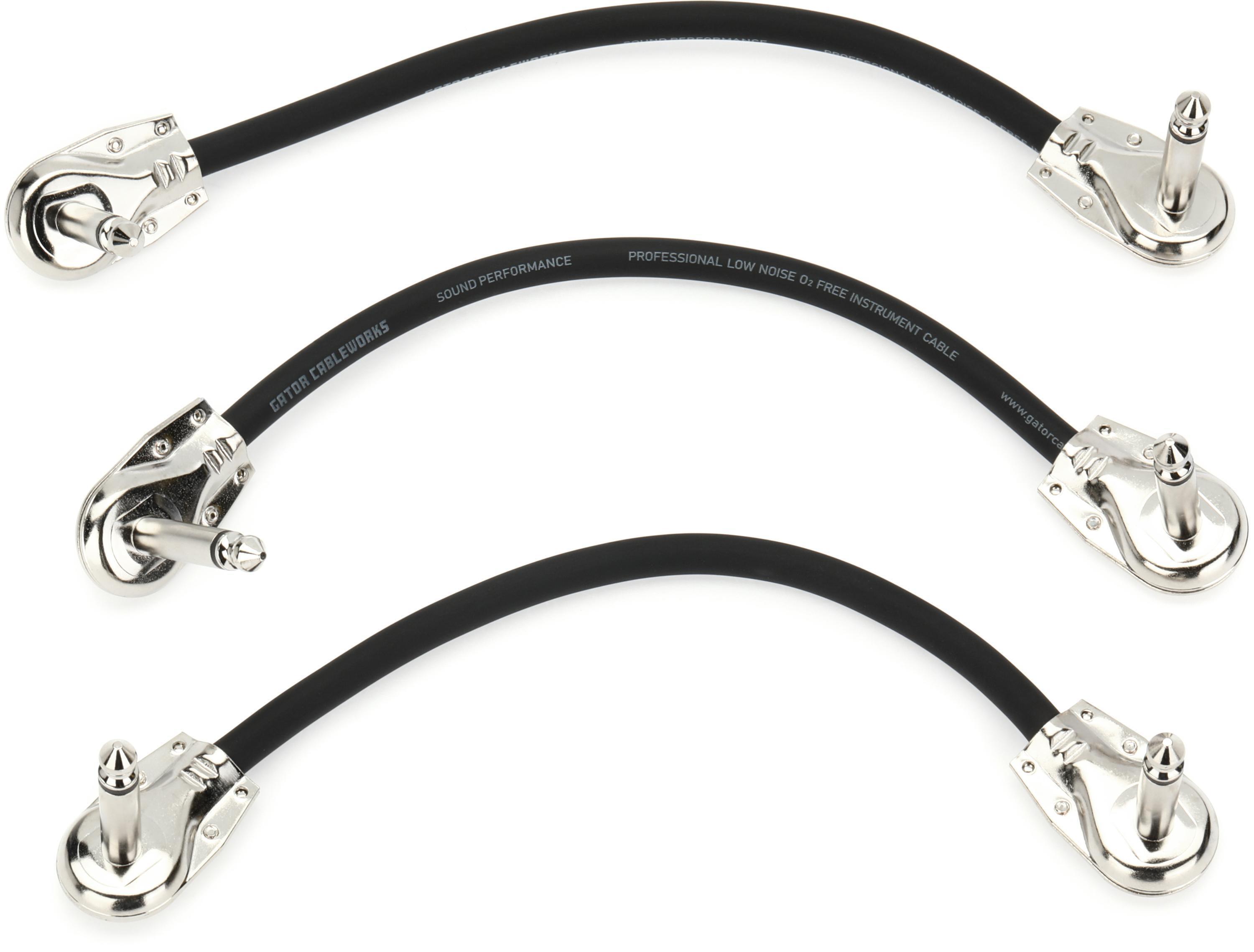 Gator Cableworks Backline Series Patch Cable - 6 inches, 3-pack ...
