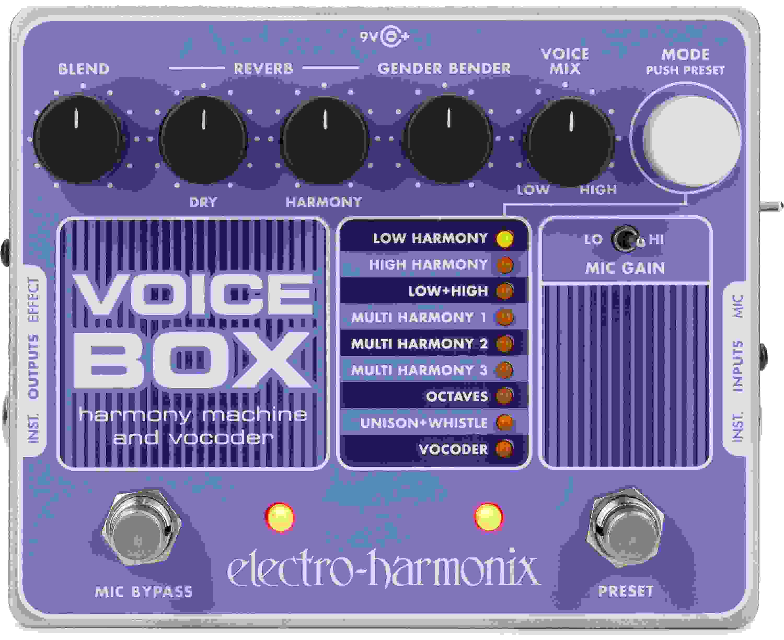 Electro-Harmonix Voice Box Vocal Harmony Machine/Vocoder | Sweetwater