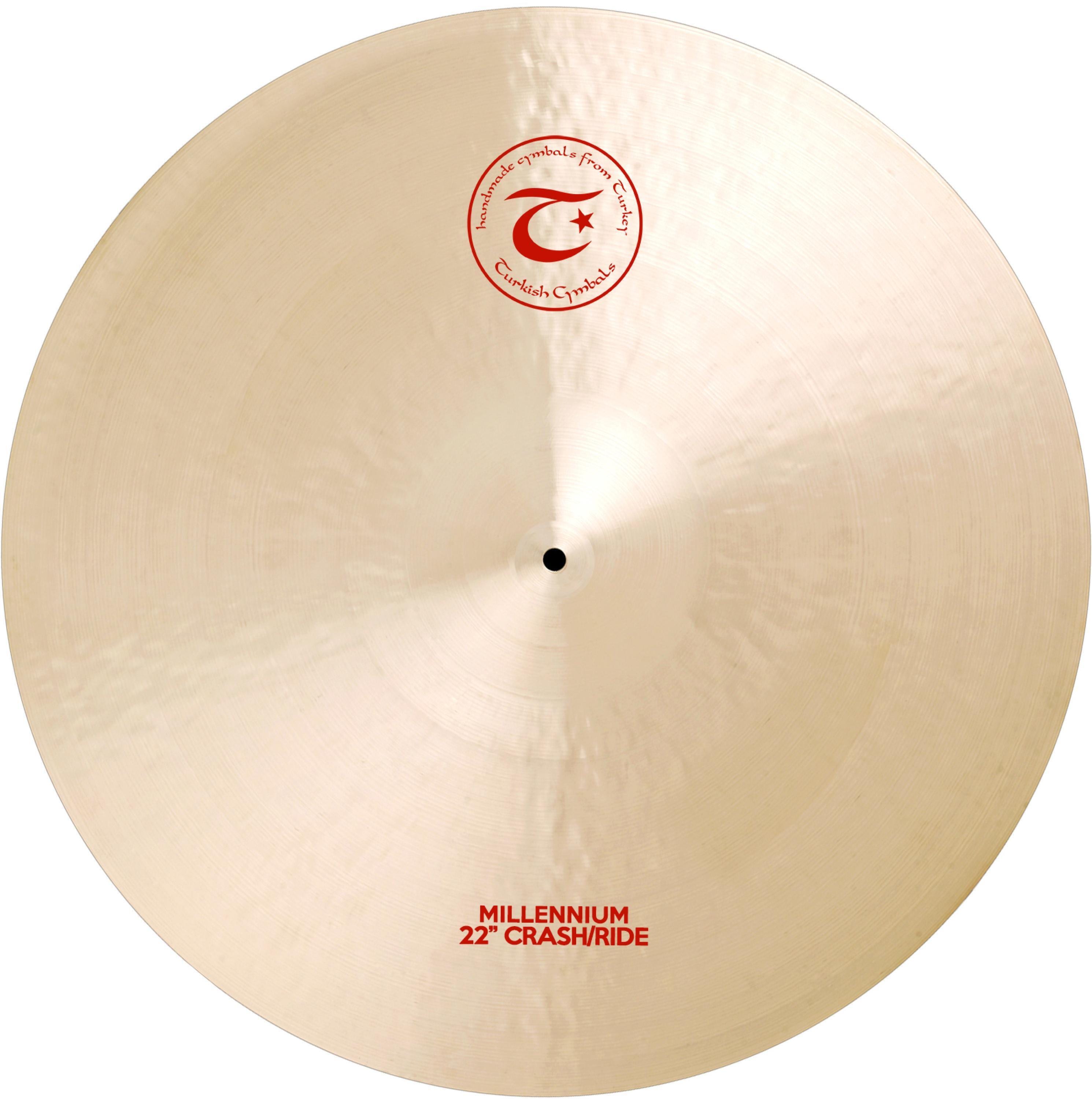 Turkish Cymbals Millennium Crash/Ride Cymbal - 22 inch | Sweetwater