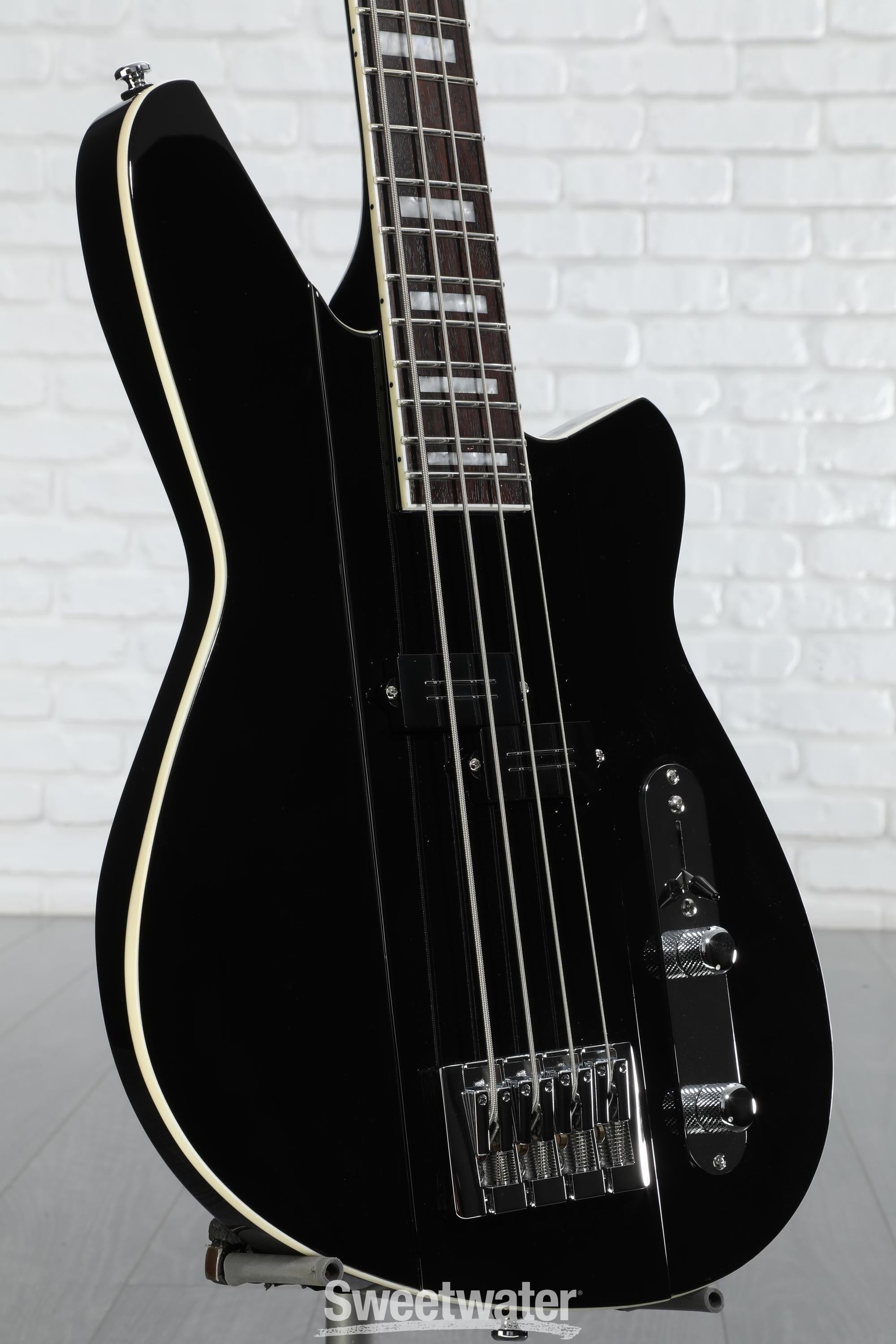 Reverend Sentinel Short-scale Electric Bass Guitar - Midnight Black ...