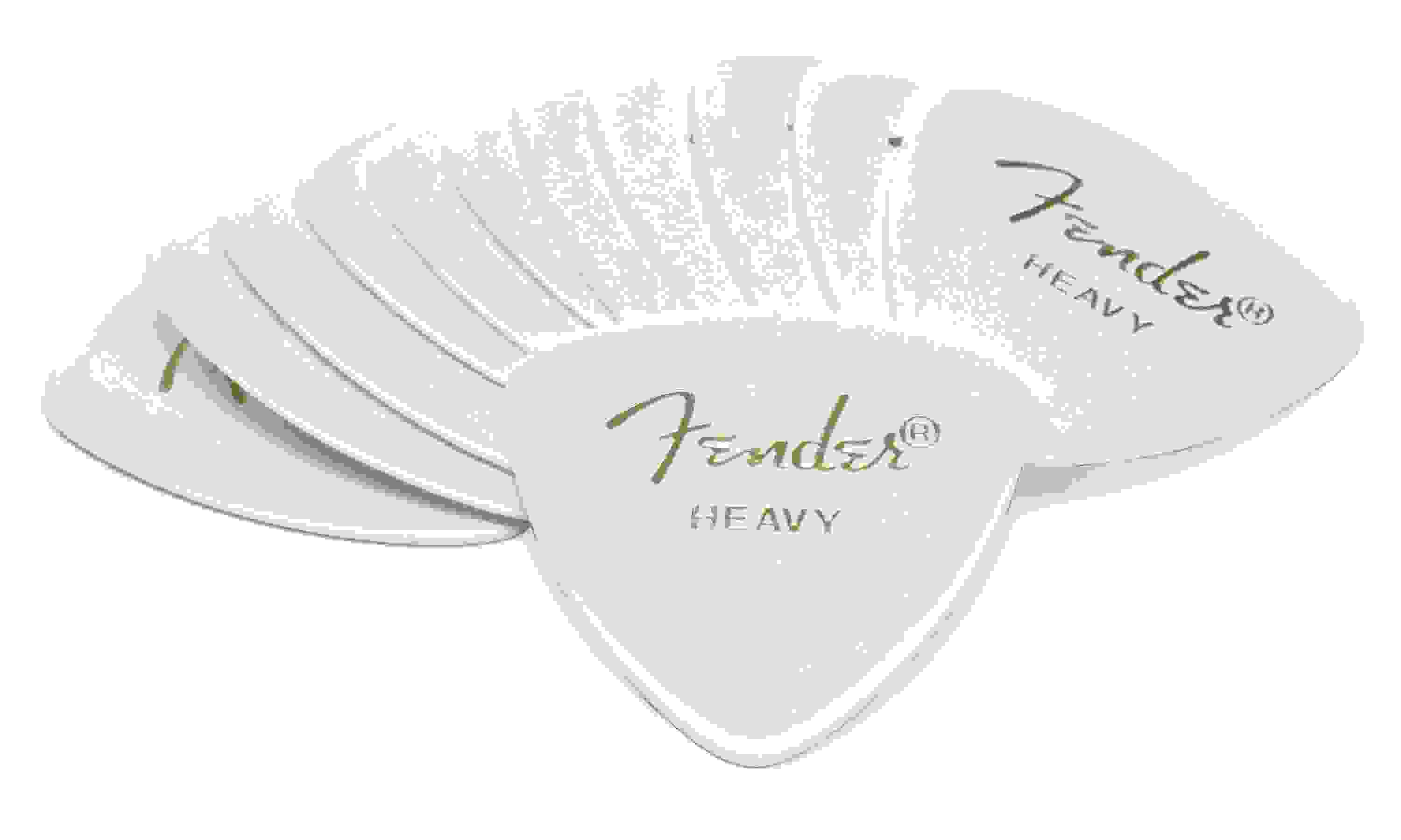 Fender 346 Shape Classic Celluloid Picks - Heavy White 12-pack | Sweetwater
