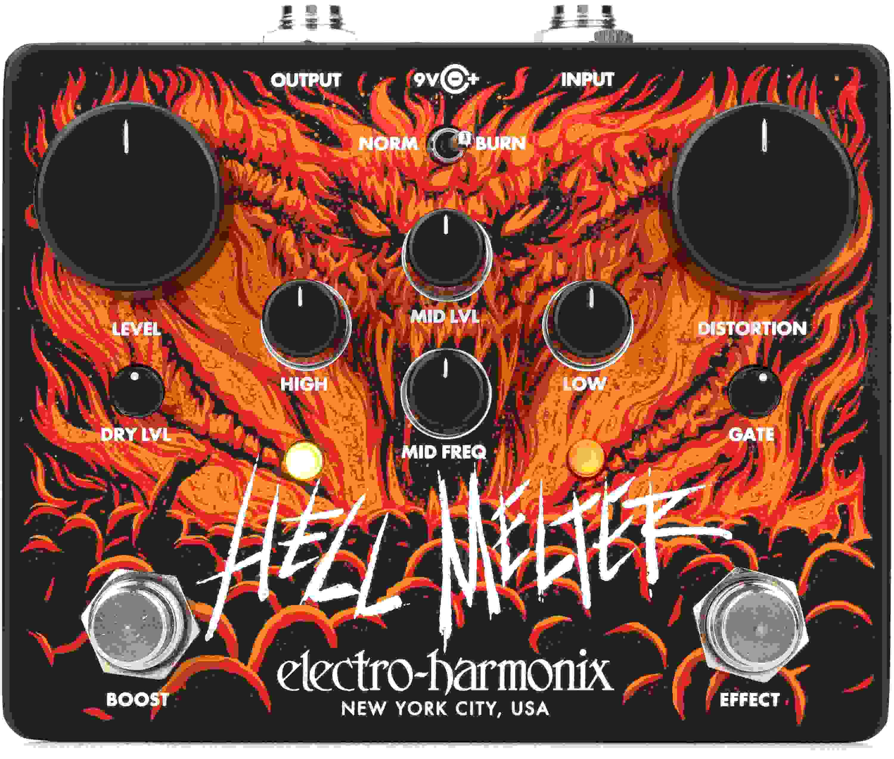 Electro-Harmonix Hell Melter Distortion Pedal | Sweetwater