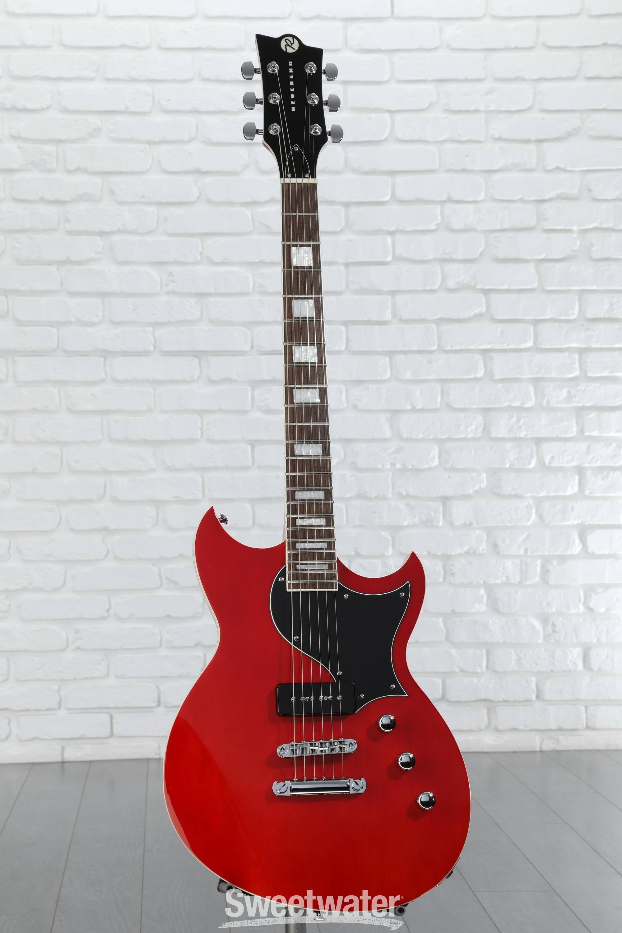 Reverend Sensei Jr. Electric Guitar - Trans Cherry | Sweetwater