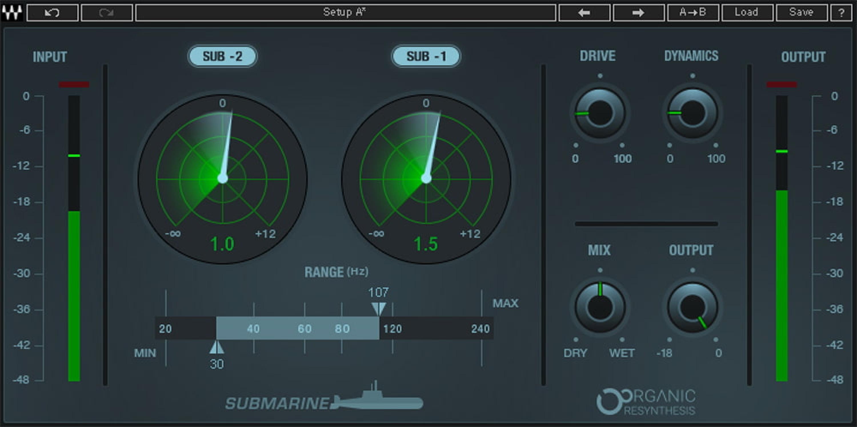 Waves Submarine Two-octave Subharmonic Generator Plug-in | Sweetwater