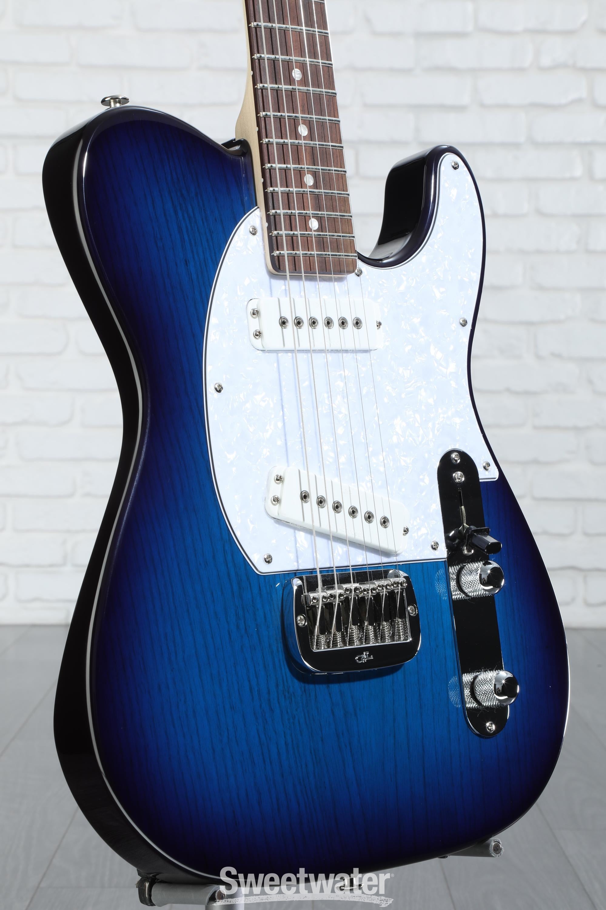 G&L Fullerton Deluxe ASAT Special Electric Guitar - Blueburst | Sweetwater