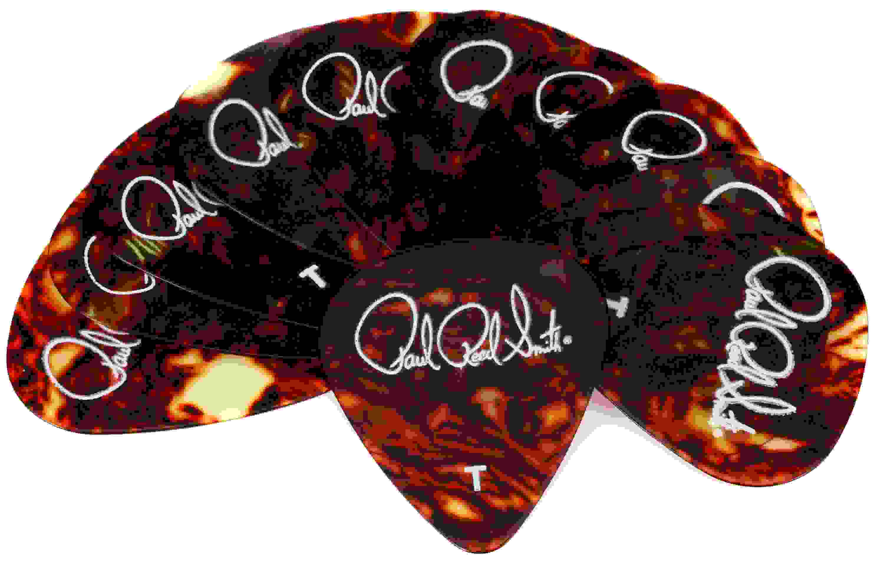 PRS Tortoise Celluloid Guitar Picks - Thin 12-Pack | Sweetwater