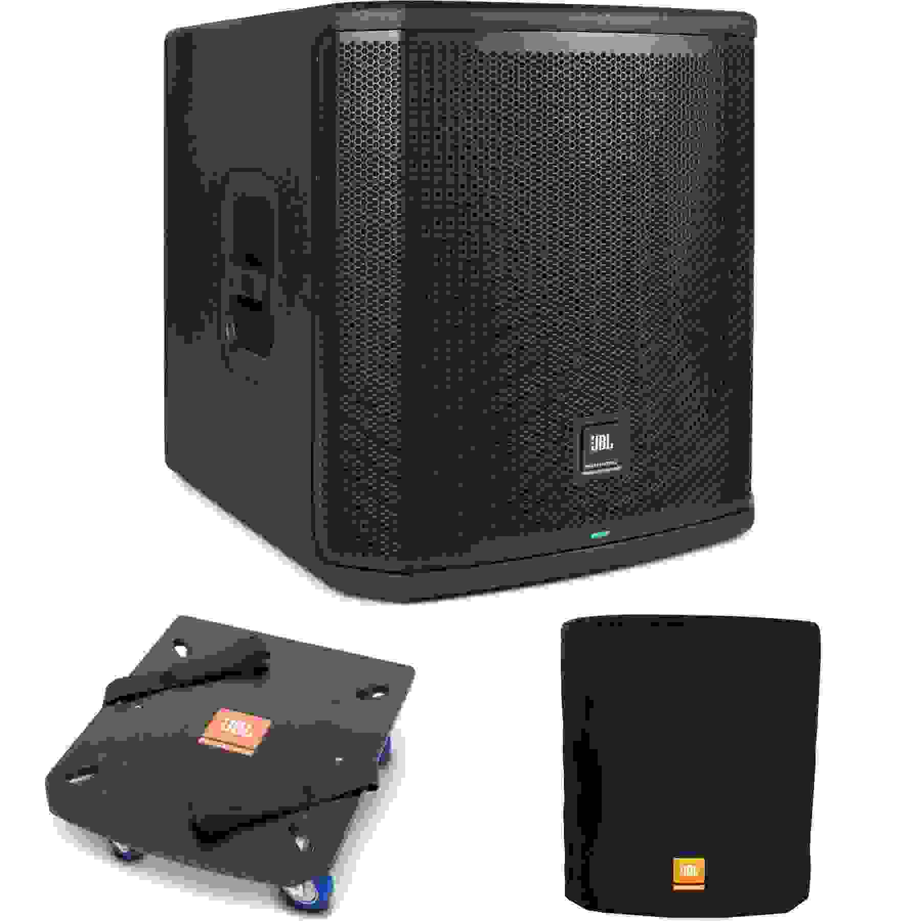 JBL PRX915XLF 15-inch Powered Subwoofer with Casters and Cover | Sweetwater