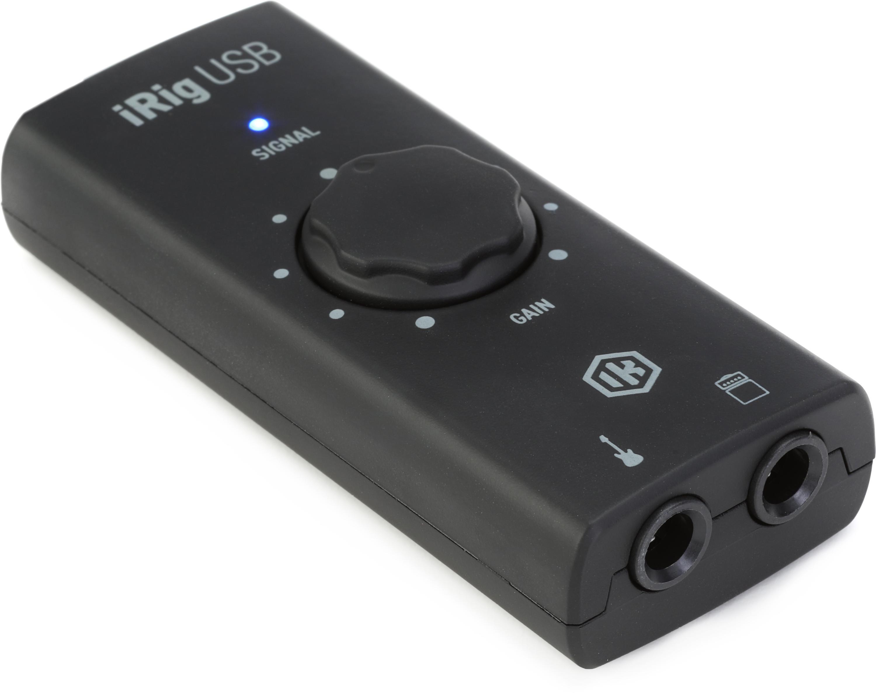 IK Multimedia iRig USB Guitar Interface for iPhone, iPad, Android, Mac ...