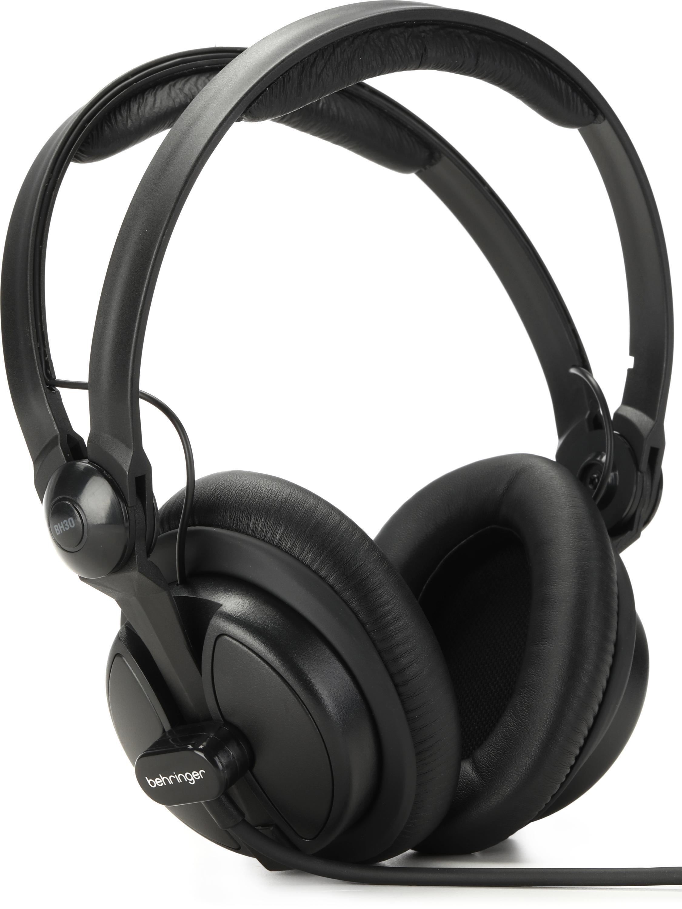 Behringer BH30 Premium Supra-Aural Closed-back DJ Headphones | Sweetwater