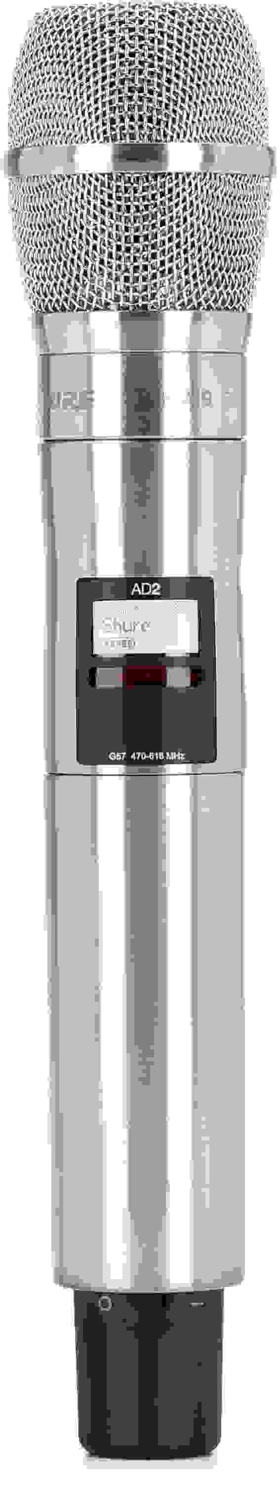 Shure AD2/K9N Wireless Handheld Microphone Transmitter | Sweetwater