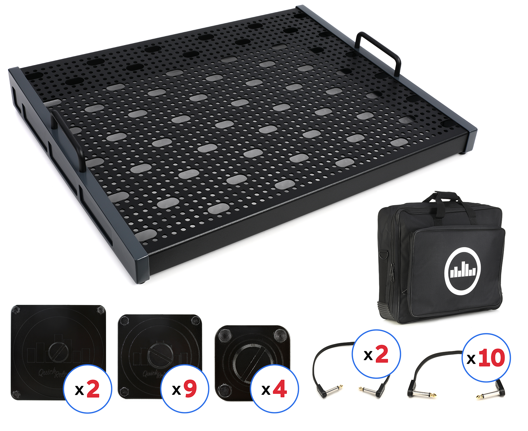 Temple Audio TRIO 21 Templeboard Essentials Bundle - Gunmetal | Sweetwater