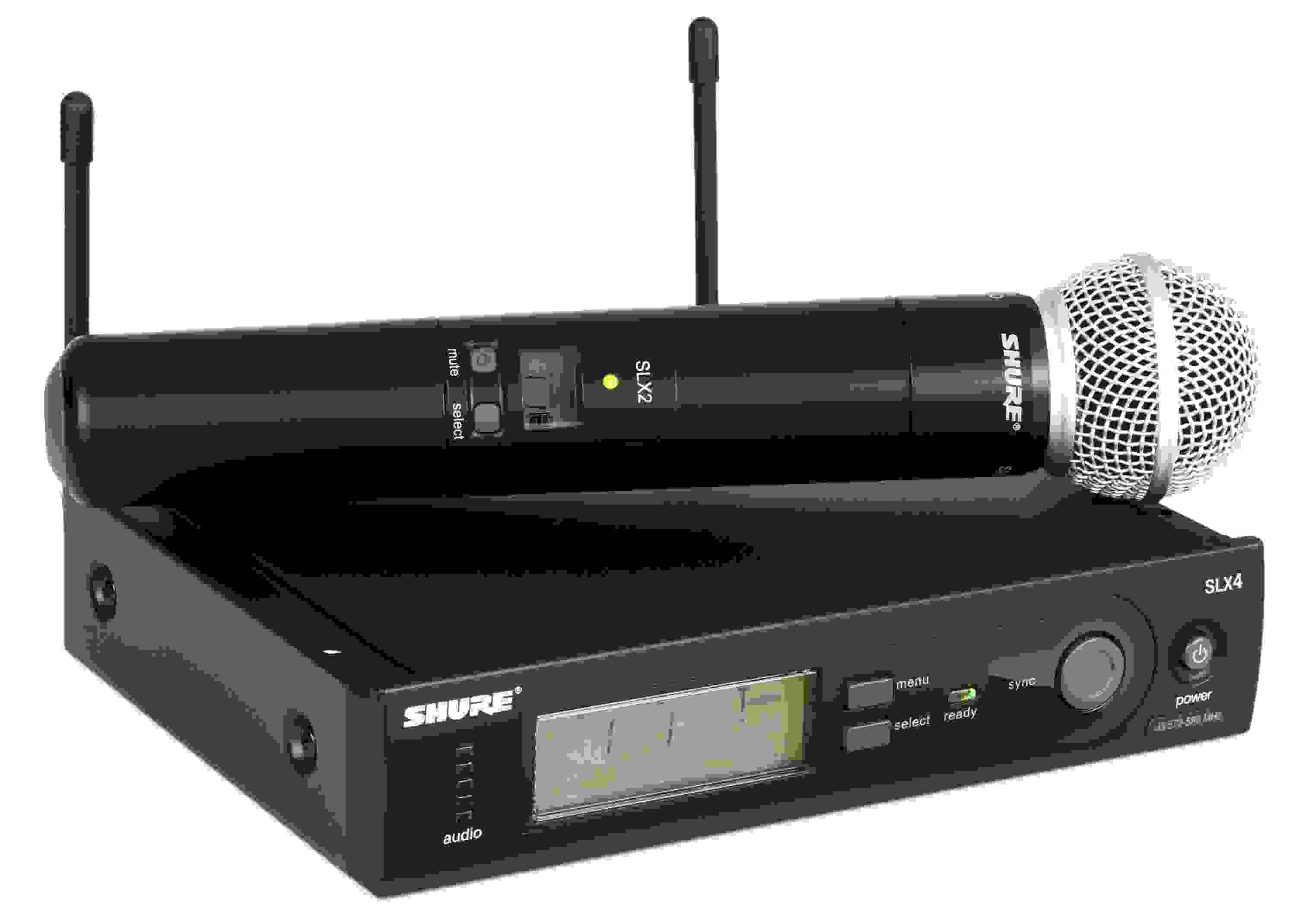 Shure SLX24/SM58 Handheld Wireless Microphone System - J3 Band | Sweetwater
