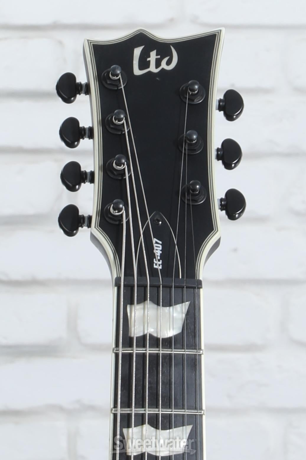 ESP LTD EC-407 - Black Satin | Sweetwater