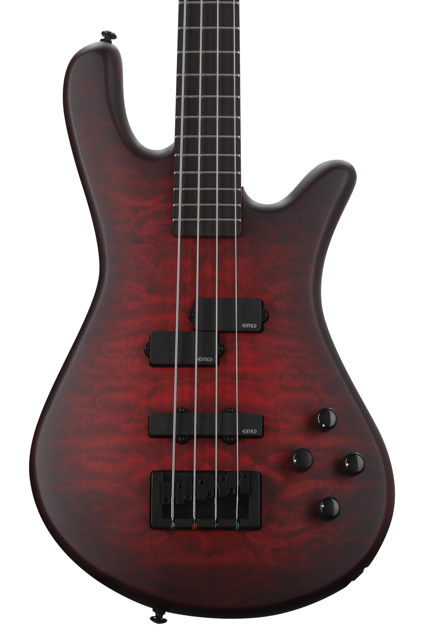 Spector NS Pulse II 4 Bass Guitar - Black Cherry | Sweetwater