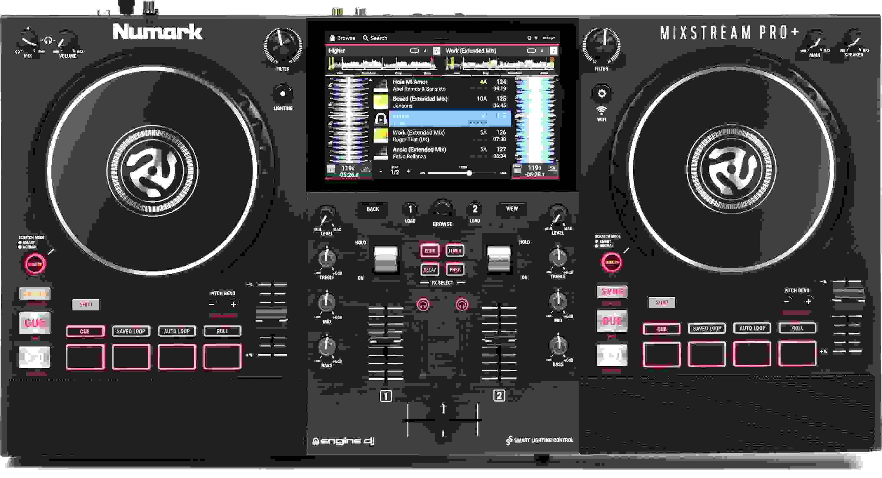 Numark Mixstream Pro + 2-deck Standalone DJ Controller | Sweetwater