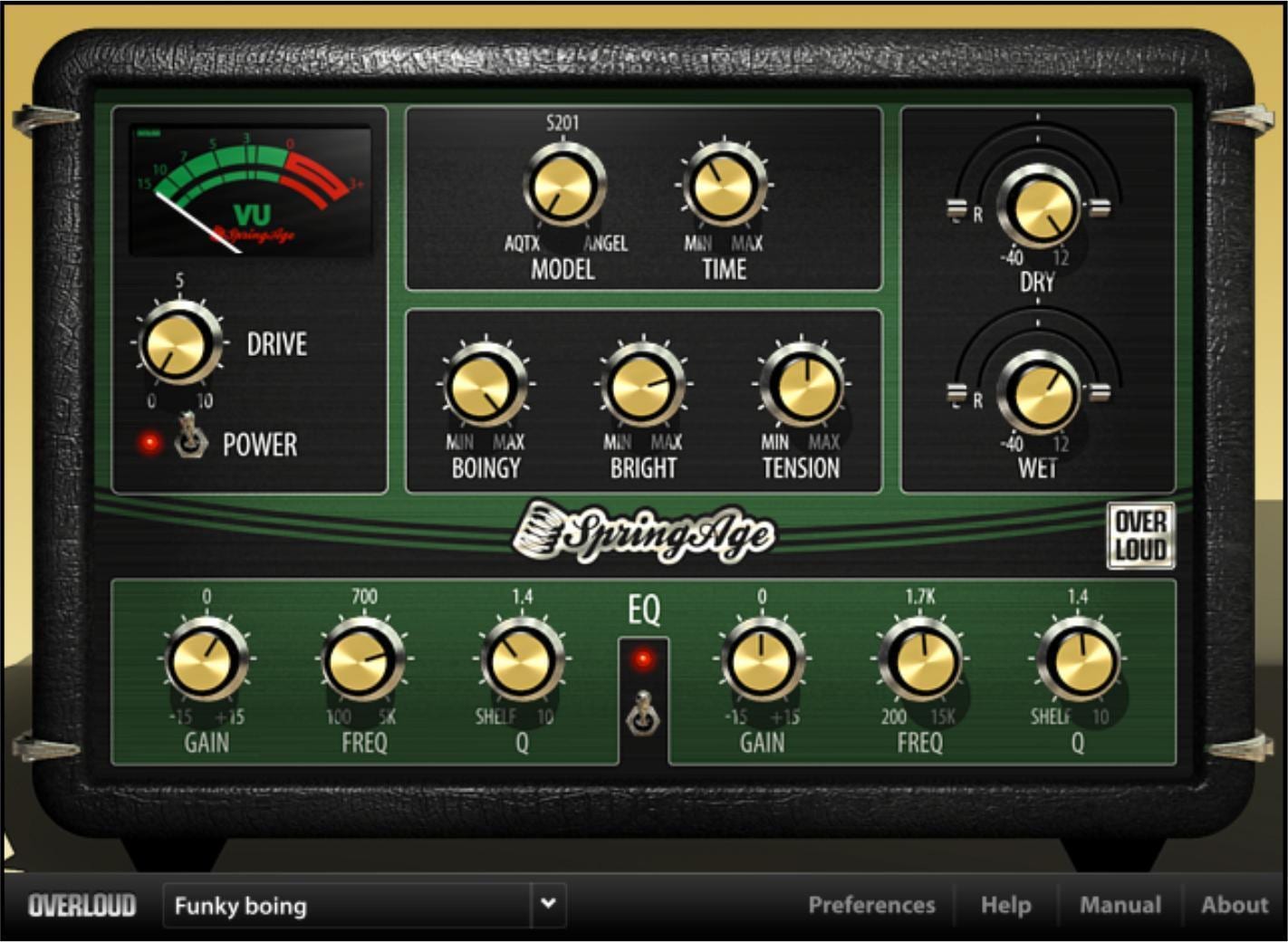 Overloud SpringAge Spring Reverb Plug-In | Sweetwater