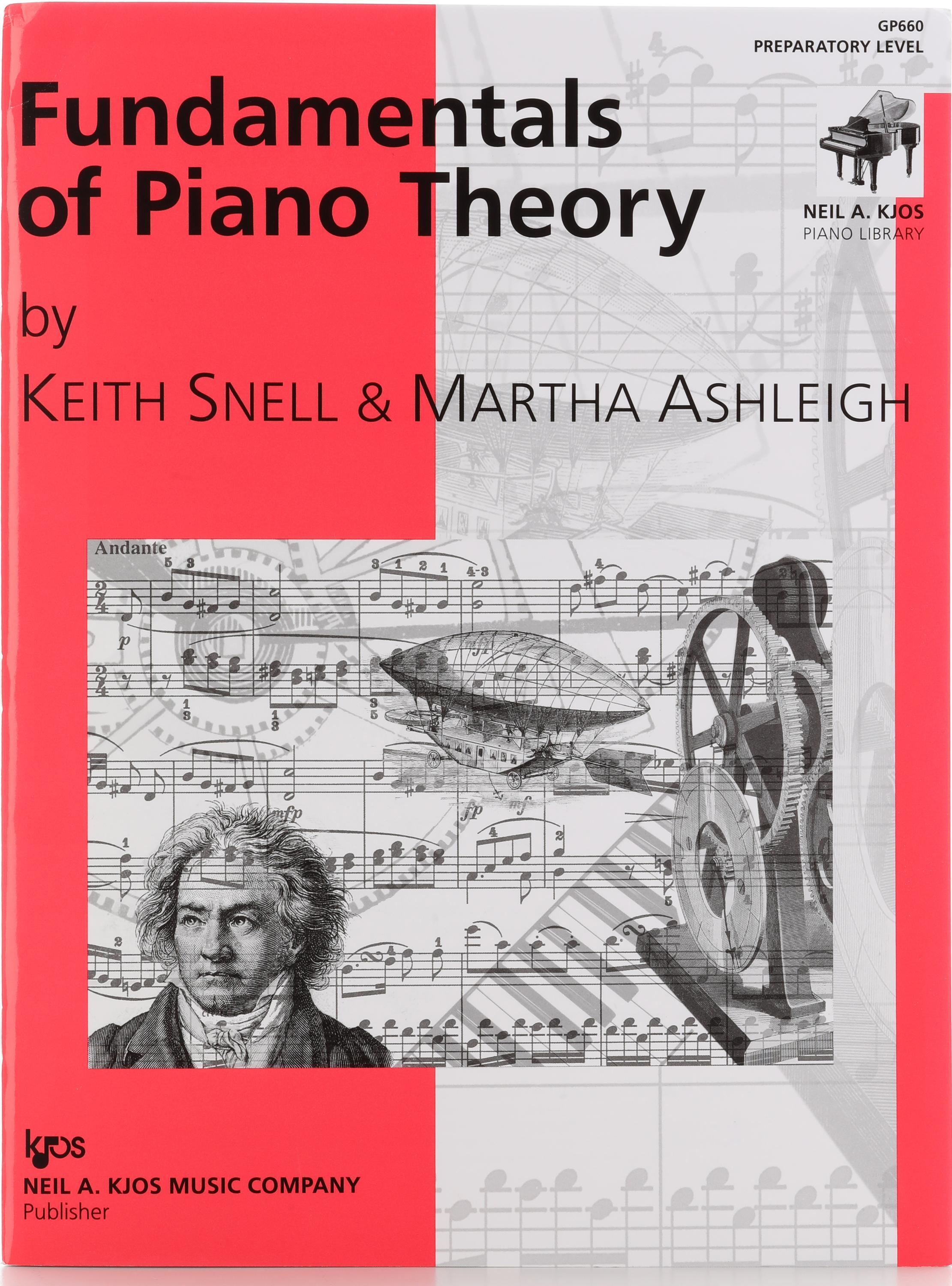 Kjos Keith Snell Fundamentals of Piano Theory Book - Preparatory Level ...