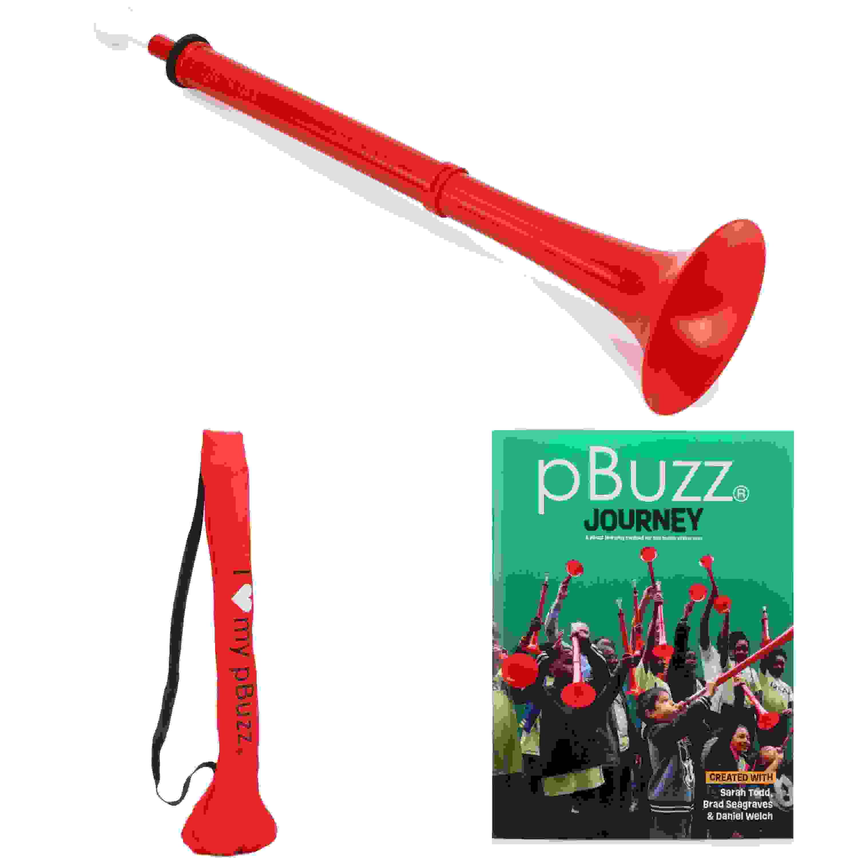 pBone Music pBuzz Beginner Wind Instrument with Bag and Book | Sweetwater