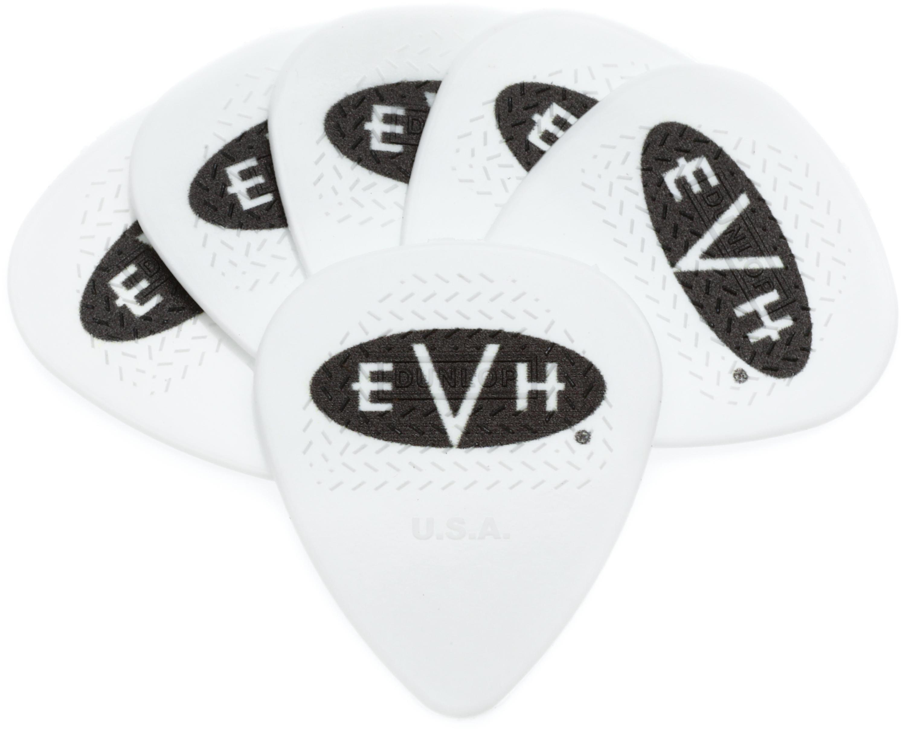 EVH Eddie Van Halen Signature Guitar Picks - White .60mm 6-pack ...